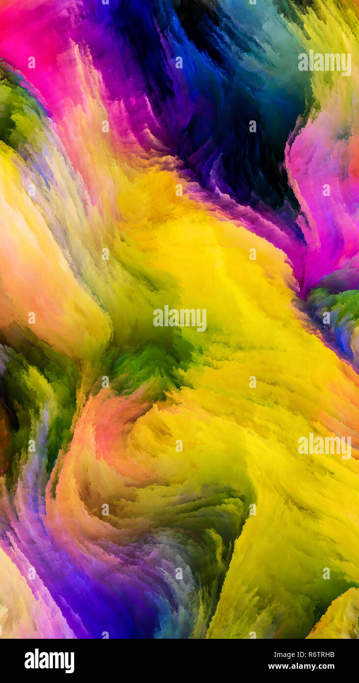 Digital Colorful Paint Stock Photo - Alamy