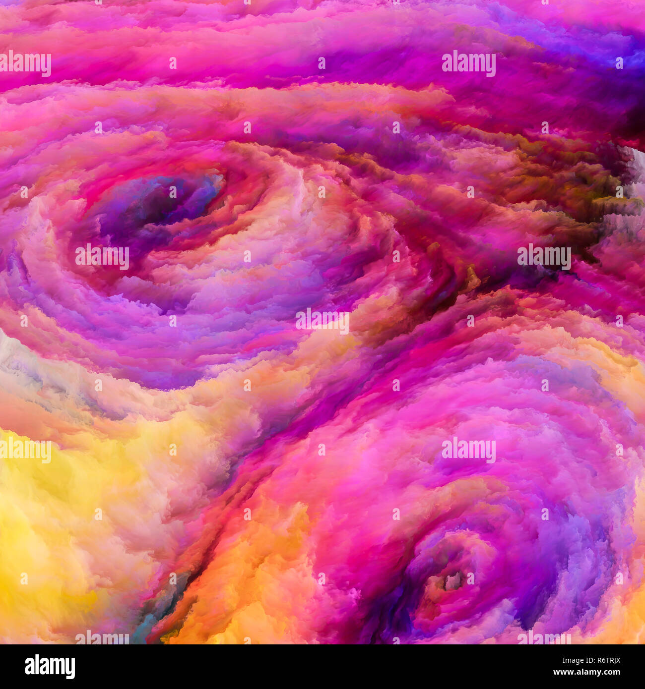 Colorful Paint Processing Stock Photo - Alamy