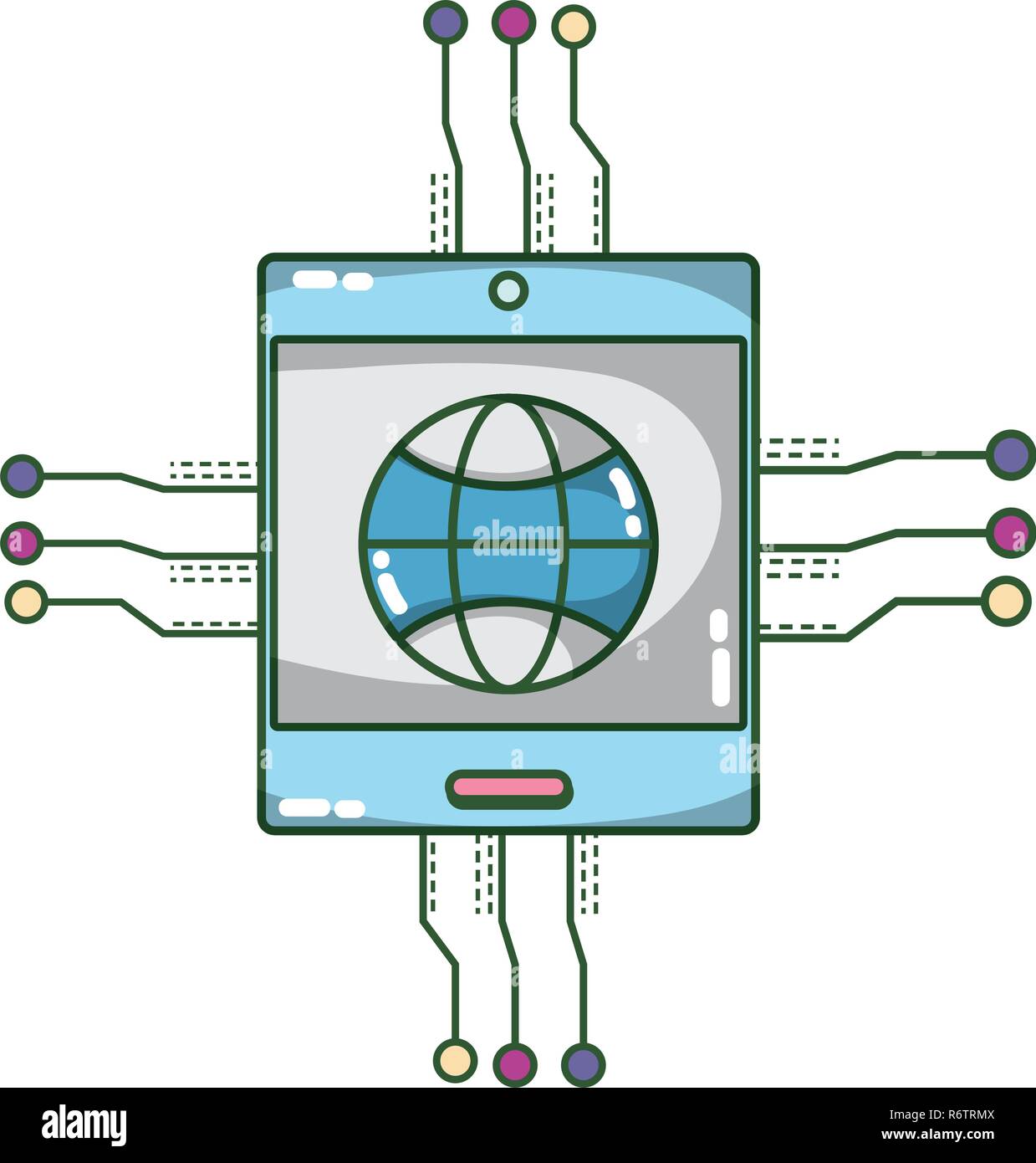 technology computing cartoon Stock Vector Image & Art - Alamy