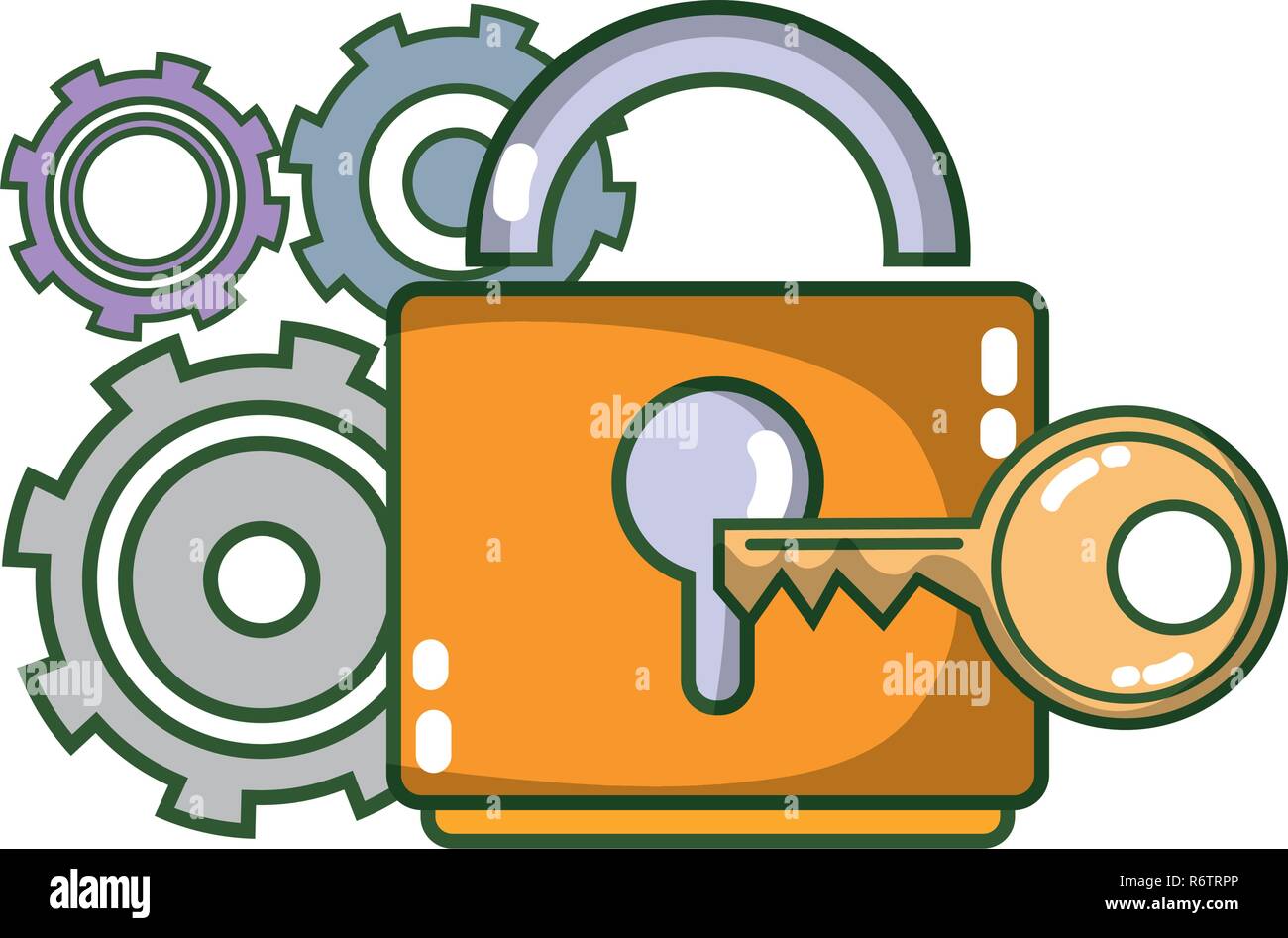 technology computing support cartoon Stock Vector Image & Art - Alamy