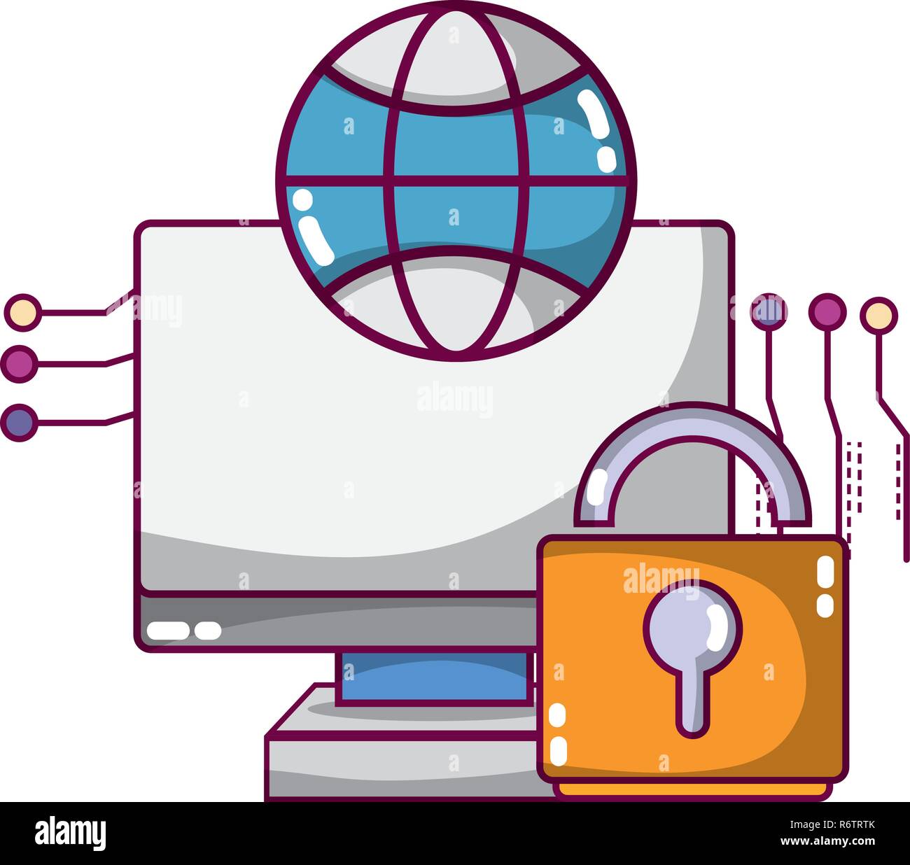 technology computing cartoon Stock Vector Image & Art - Alamy