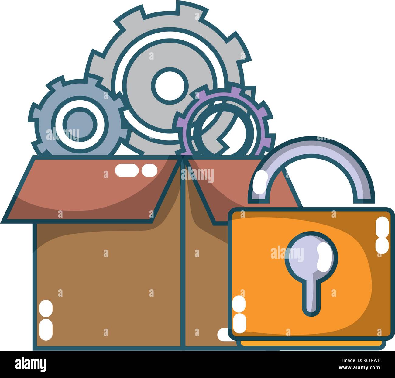 technology computing support cartoon Stock Vector Image & Art - Alamy