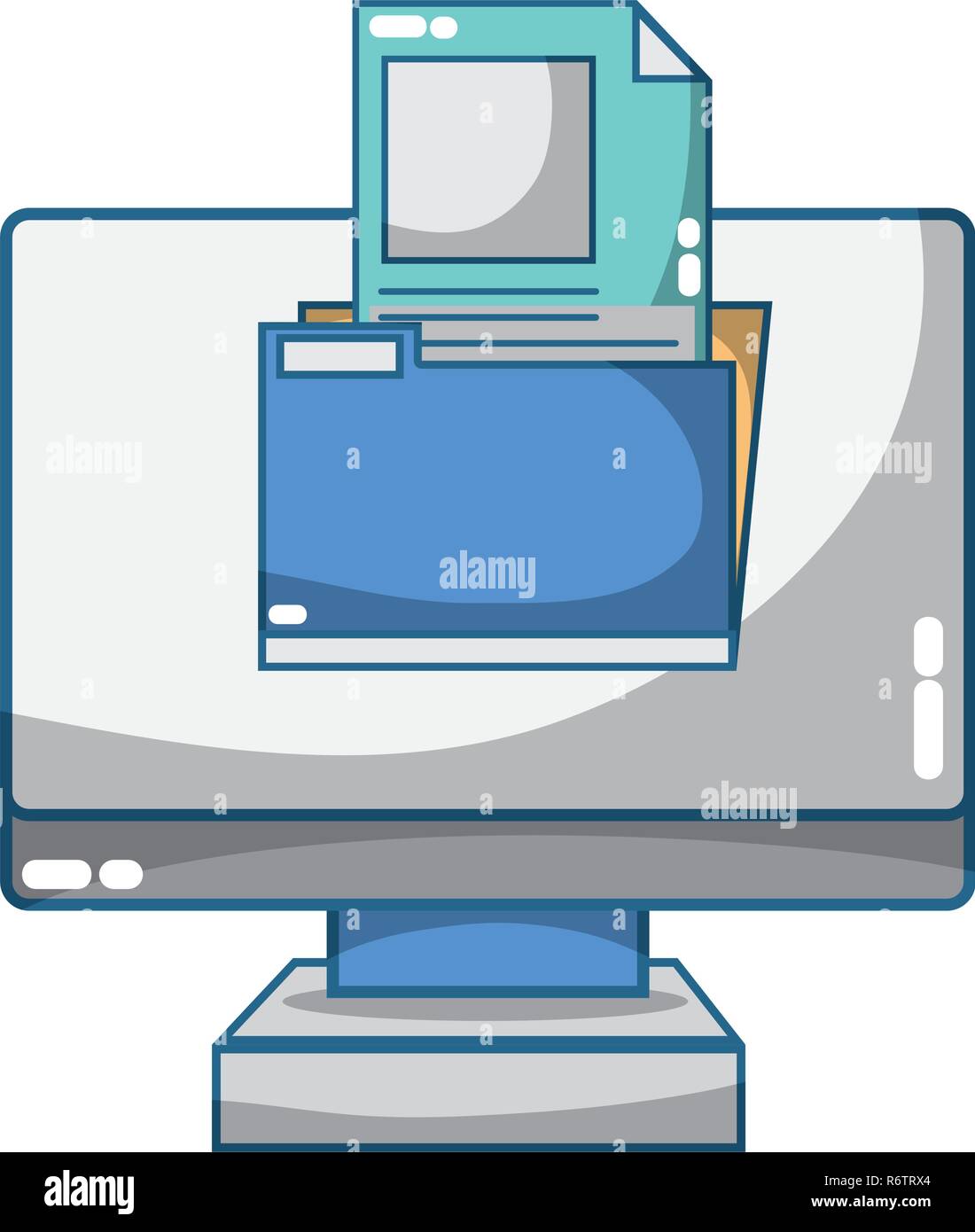 technology computing cartoon Stock Vector Image & Art - Alamy