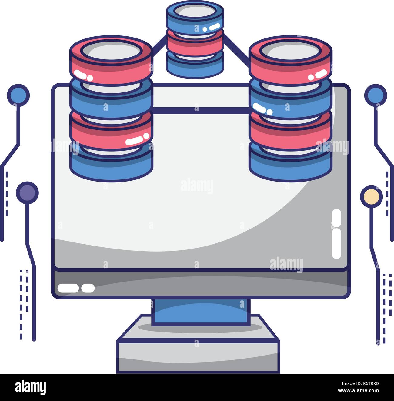 technology computing cartoon Stock Vector Image & Art - Alamy