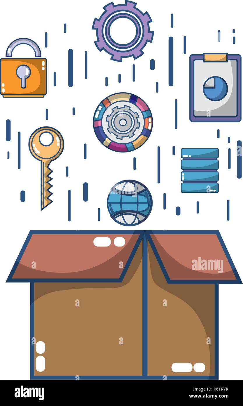 technology computing support cartoon Stock Vector Image & Art - Alamy