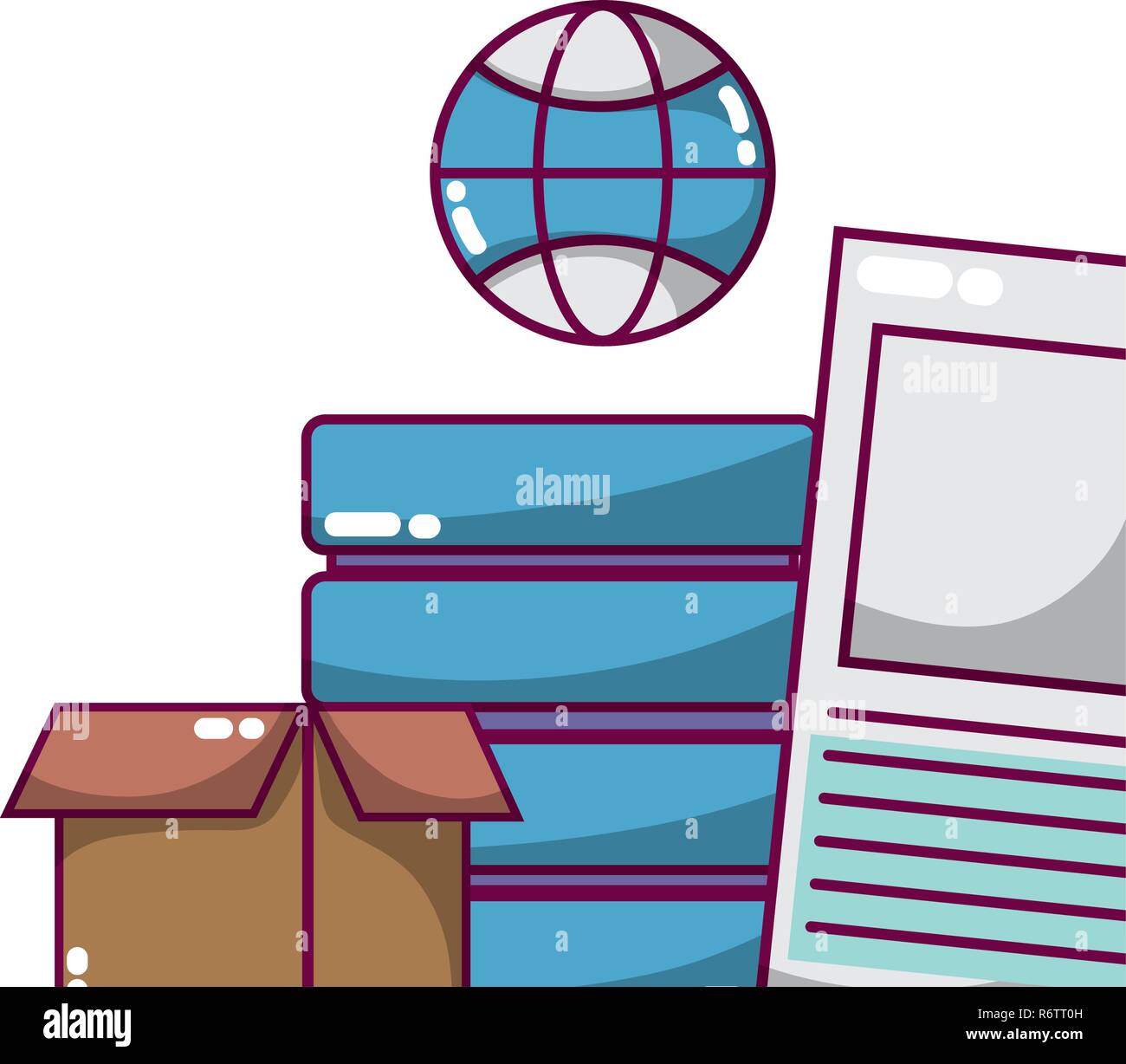 technology computing cartoon Stock Vector Image & Art - Alamy