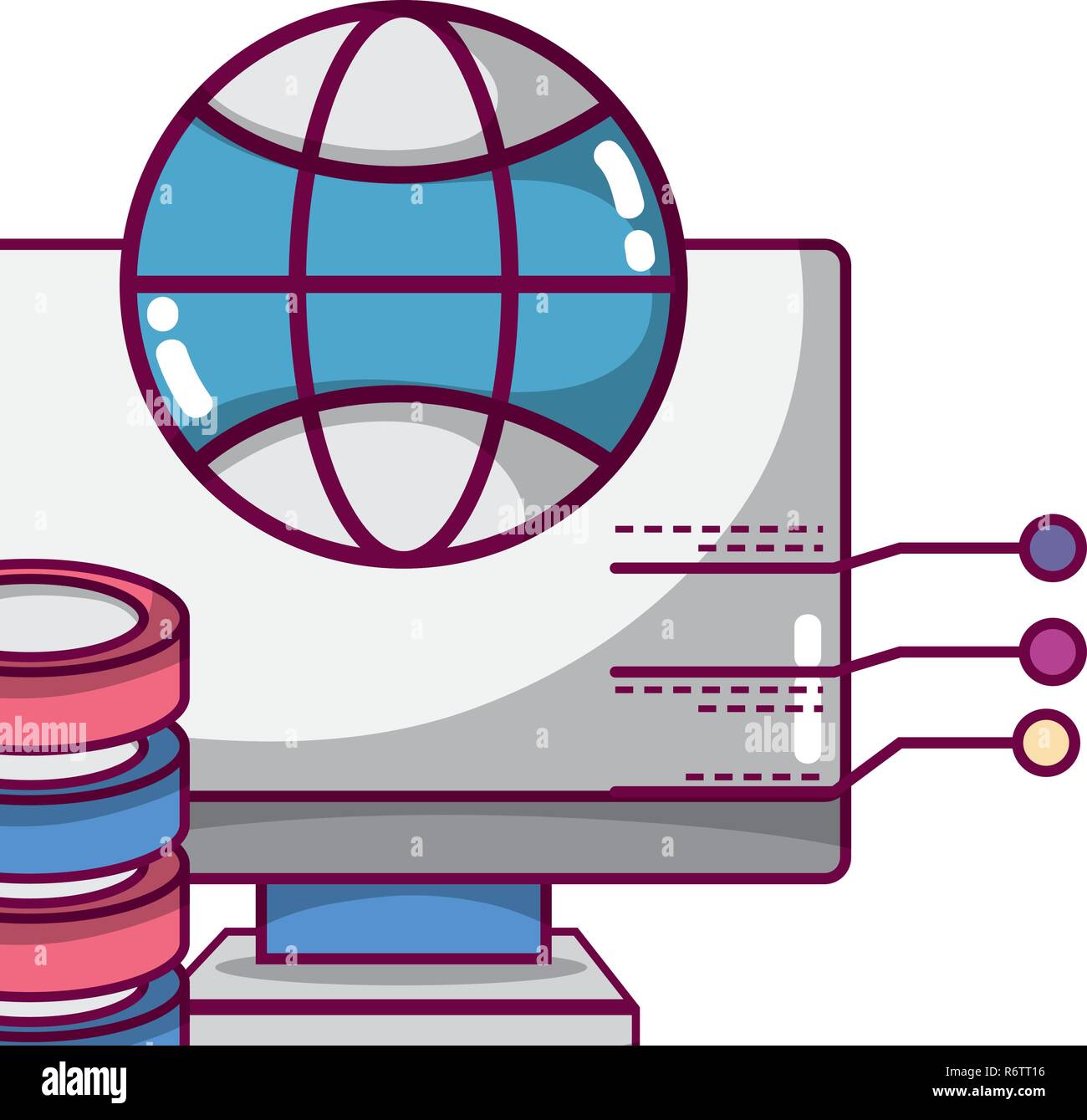 technology computing cartoon Stock Vector Image & Art - Alamy