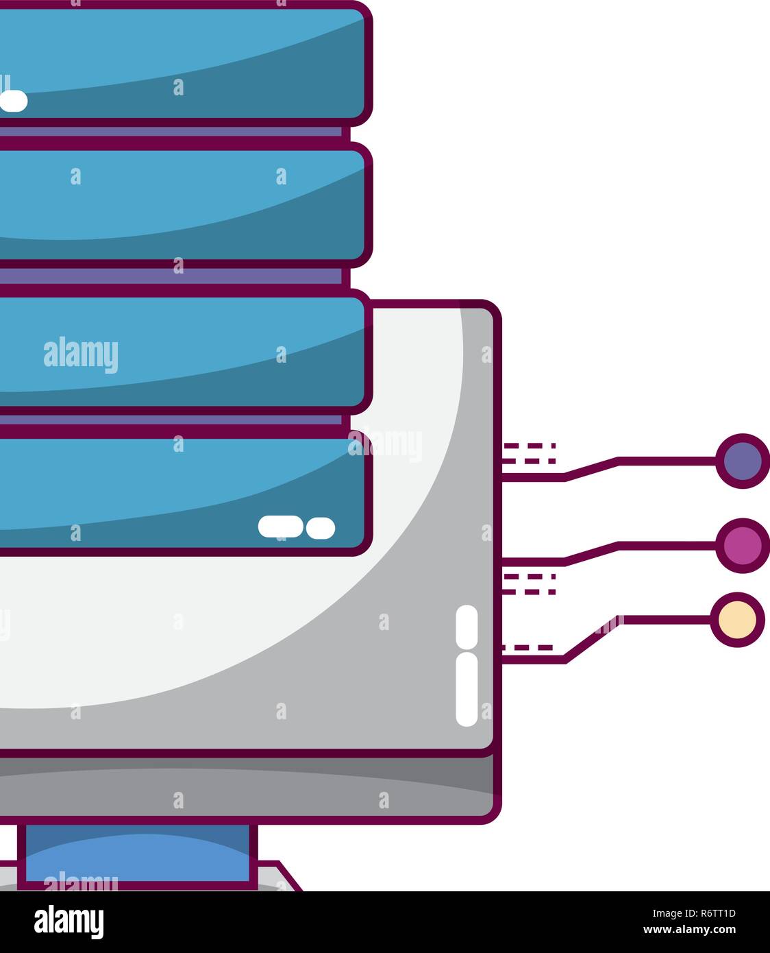 technology computing cartoon Stock Vector Image & Art - Alamy