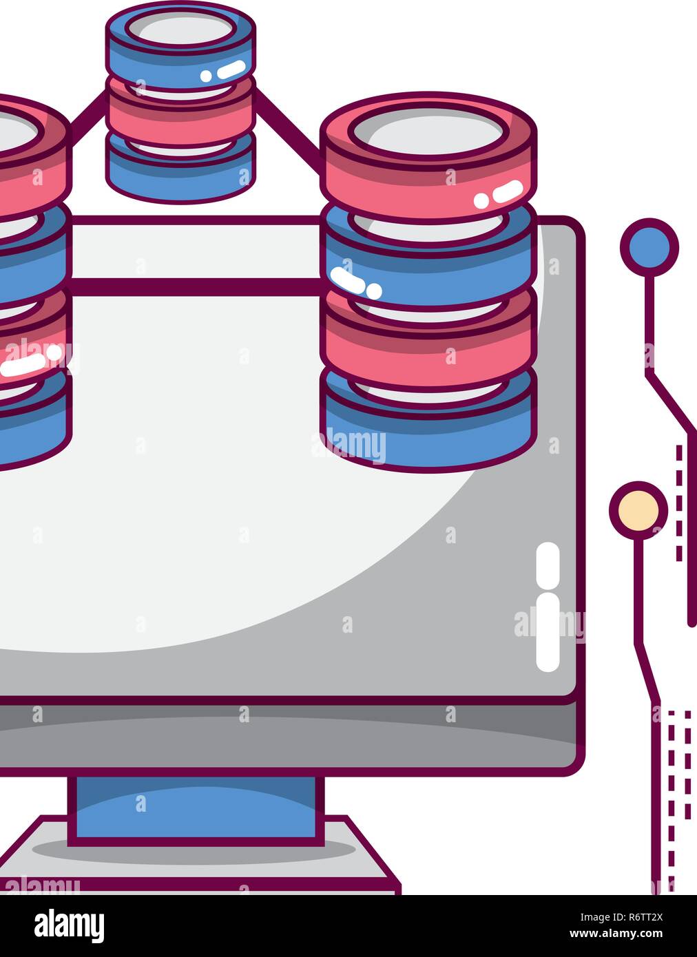 technology computing cartoon Stock Vector Image & Art - Alamy