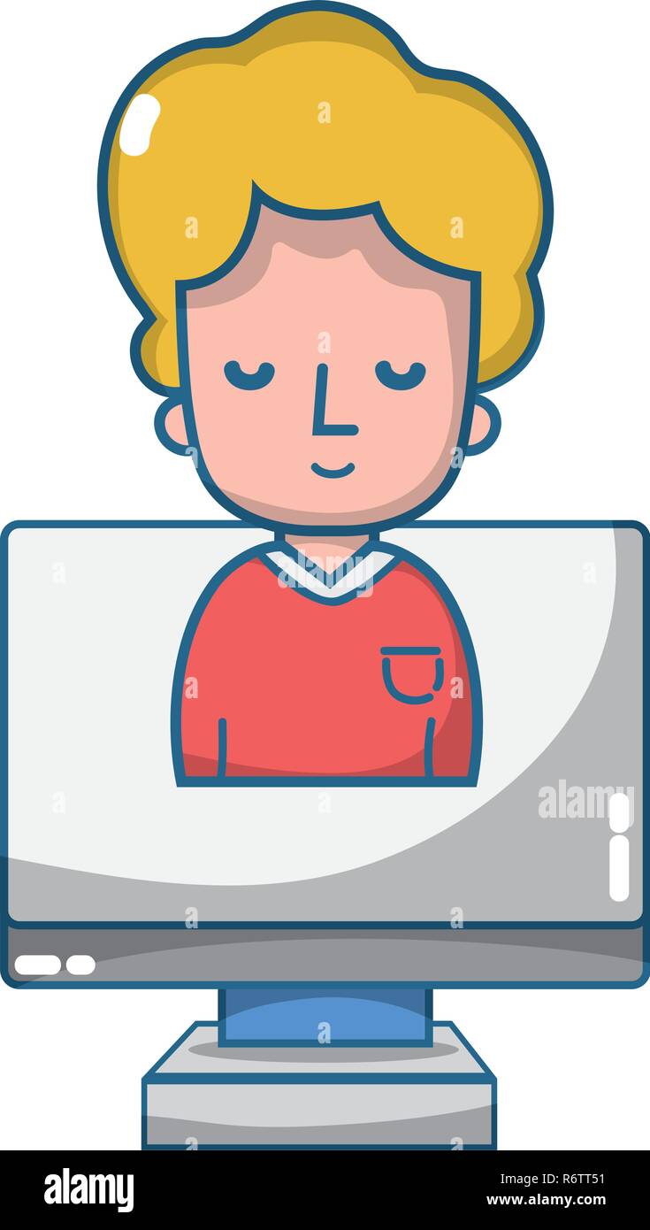 technology computing cartoon Stock Vector Image & Art - Alamy