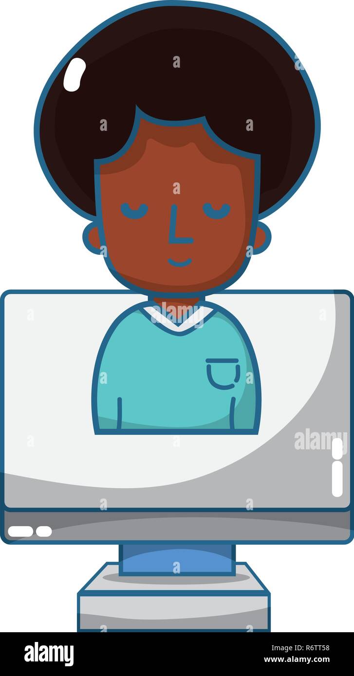 technology computing cartoon Stock Vector Image & Art - Alamy