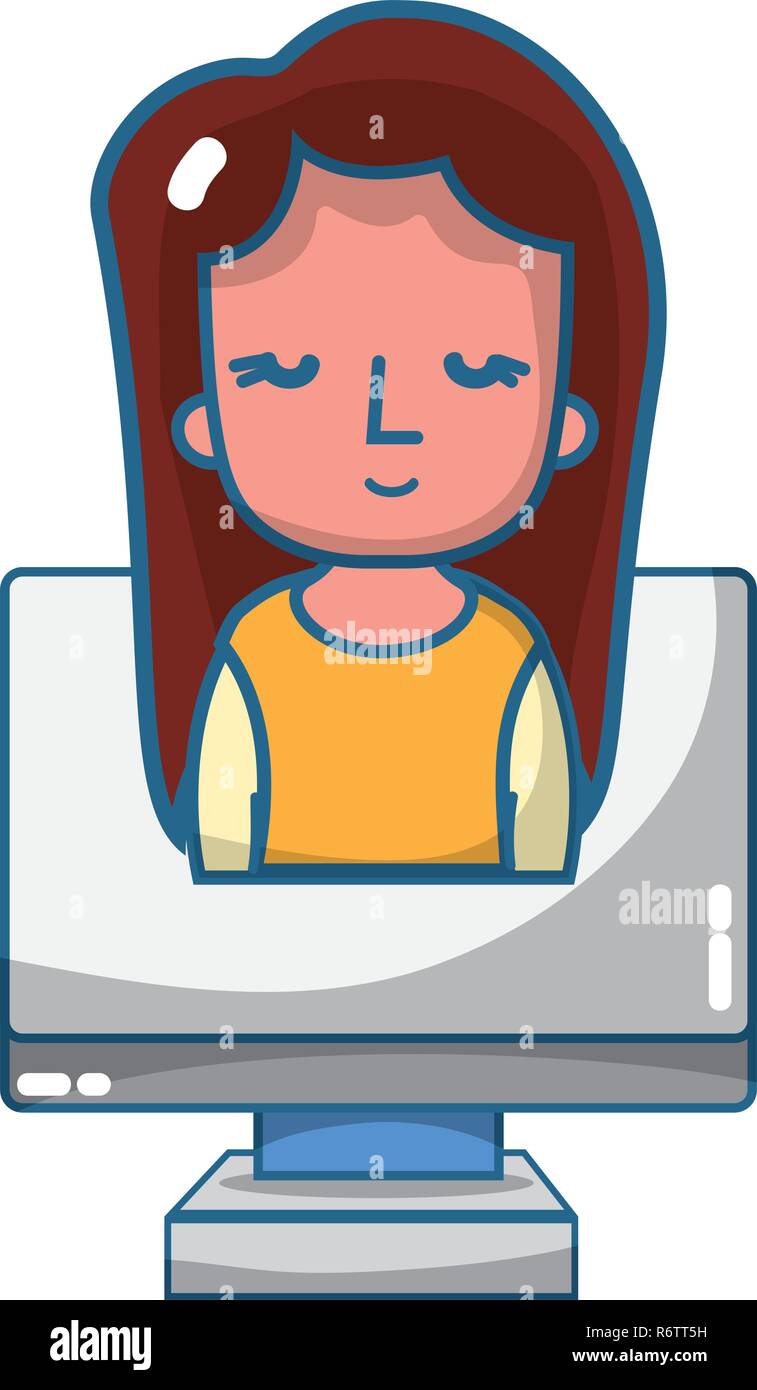 technology computing cartoon Stock Vector Image & Art - Alamy