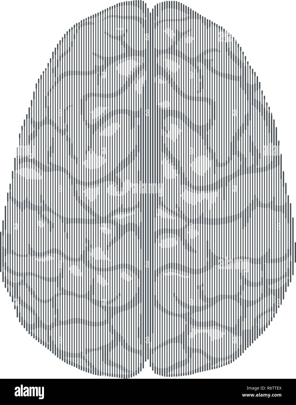 Human brain top view isolated hi-res stock photography and images - Alamy