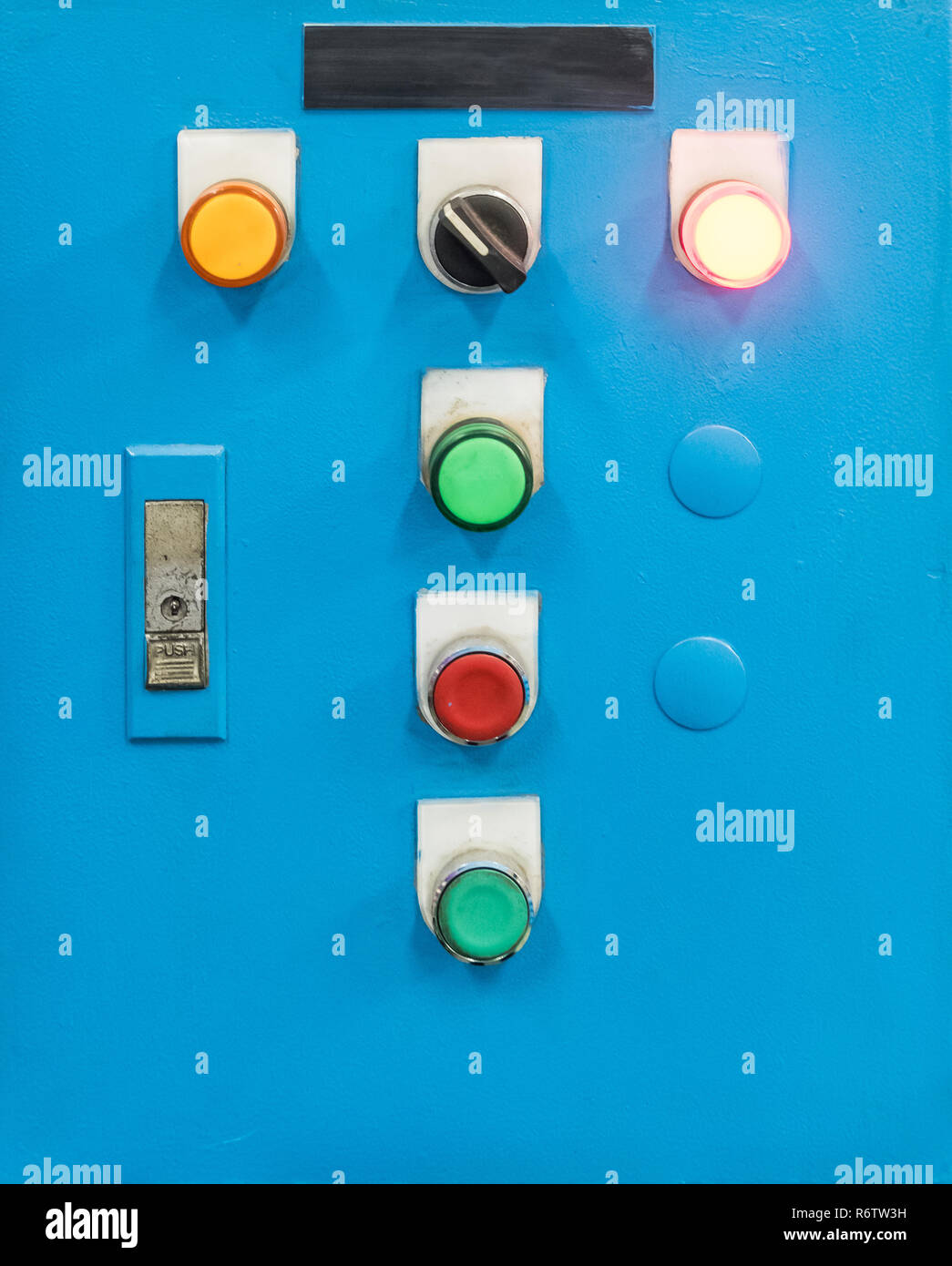 Electrical control box with the switch button for control the water ...