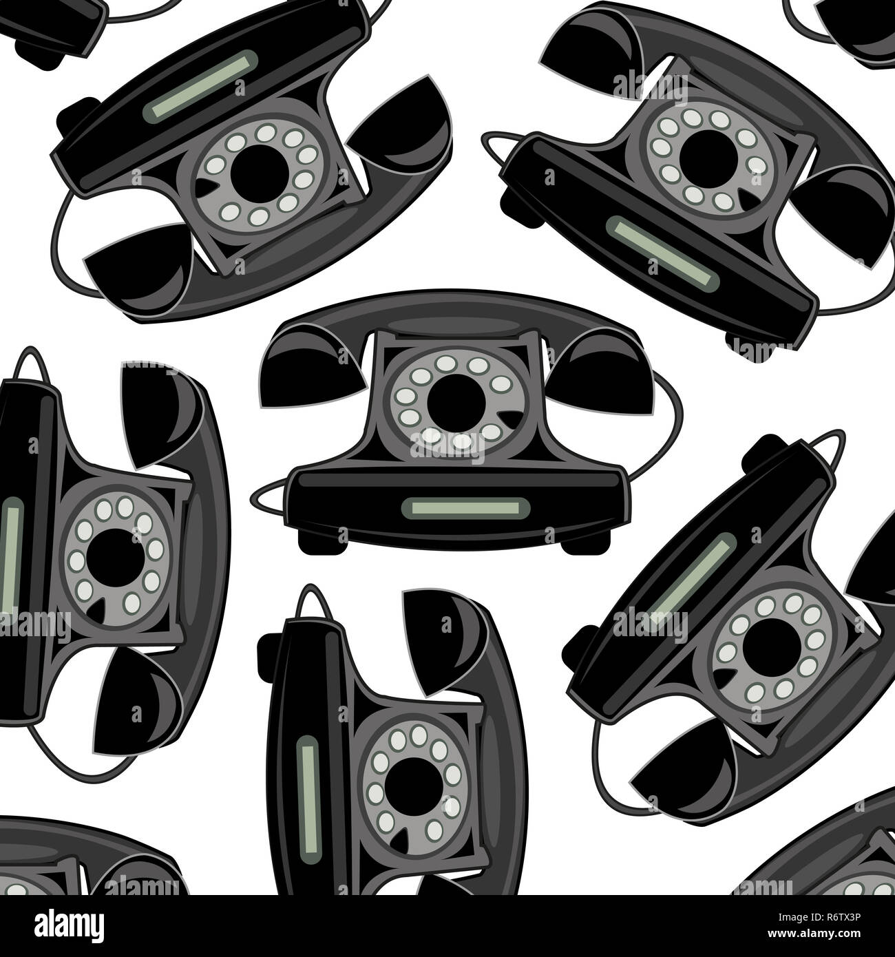 Stationary telephone pattern Stock Photo - Alamy