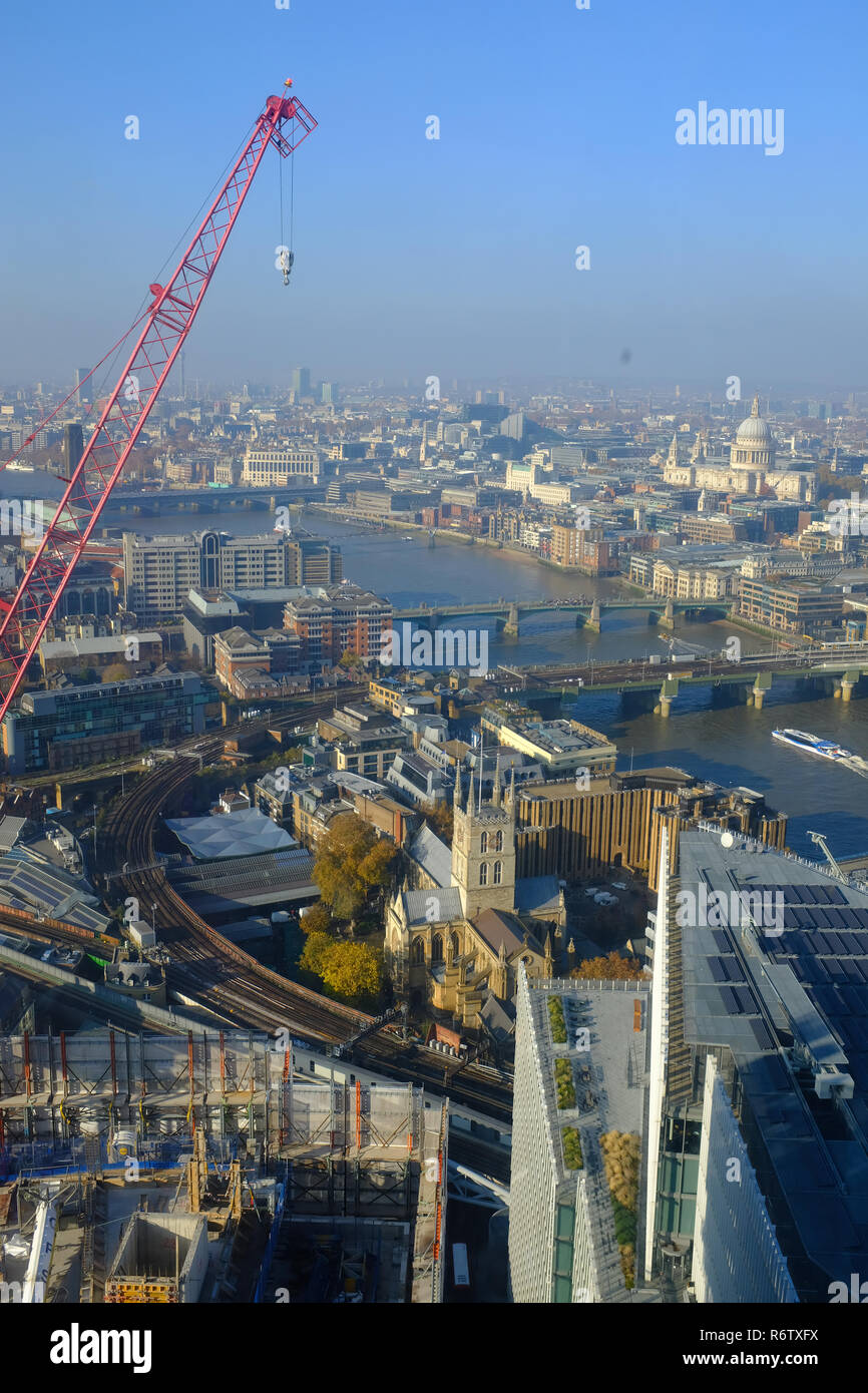The Shard viewing gallery - London UK Stock Photo - Alamy