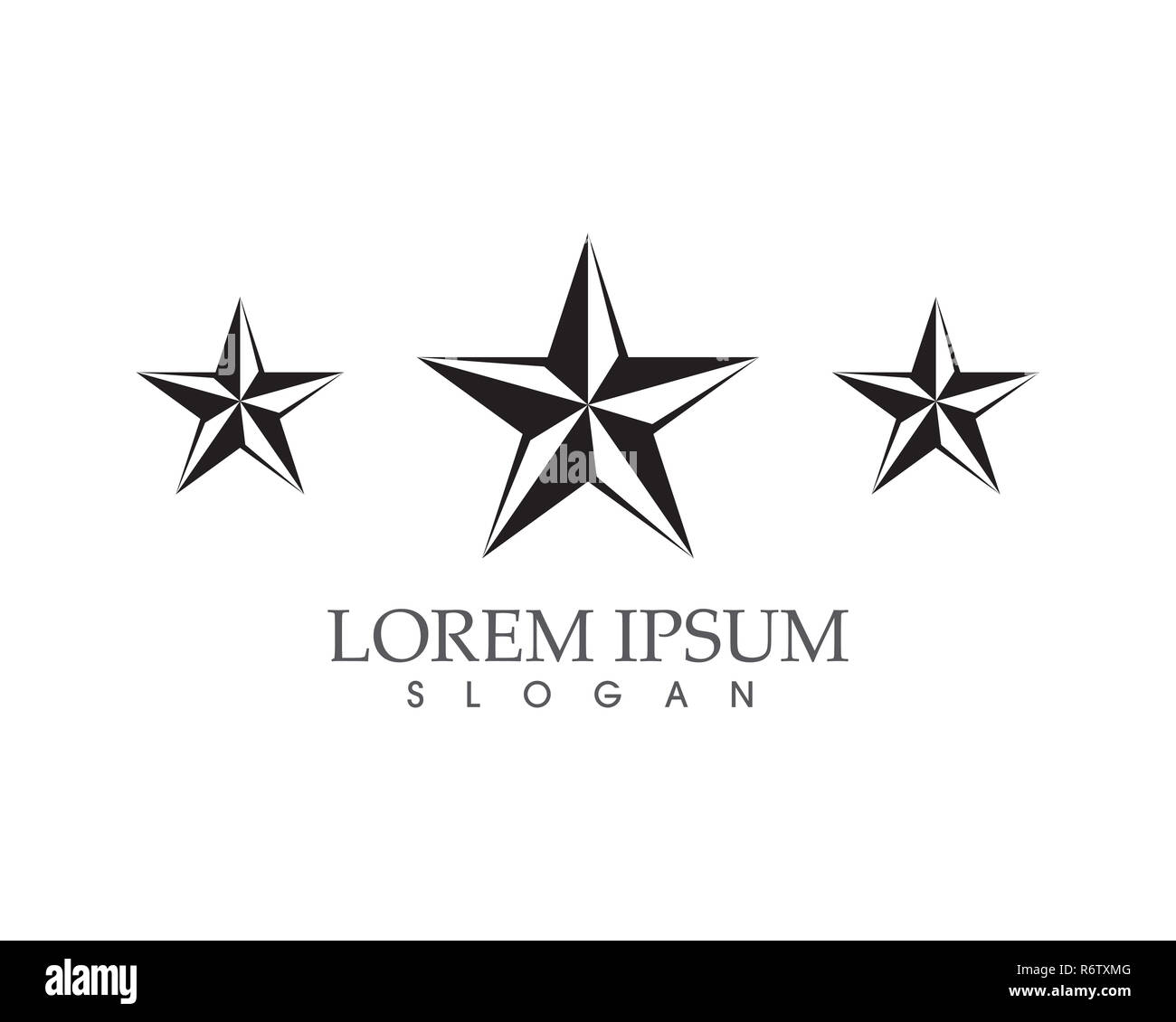 Star logo vector hi-res stock photography and images - Alamy