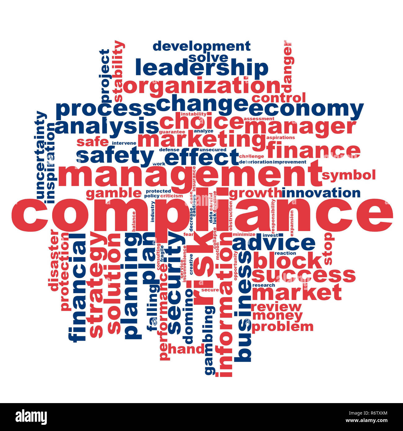 Compliance word cloud Stock Photo - Alamy