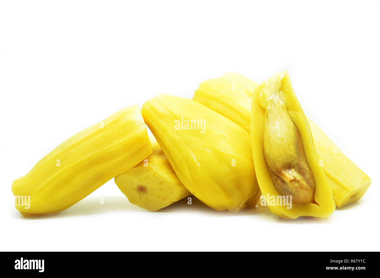 Ripe jackfruit isolated Stock Photo - Alamy