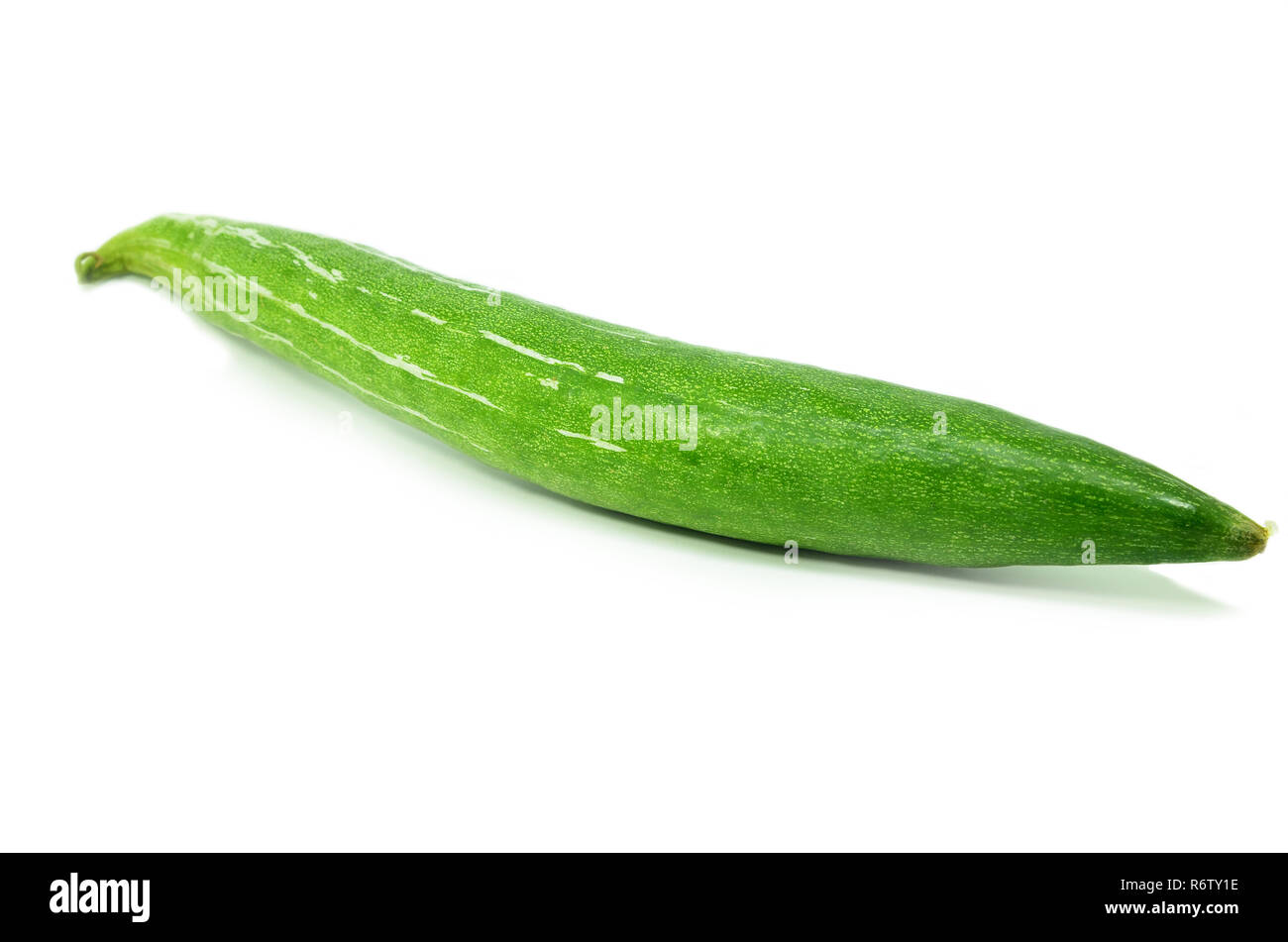 Snake gourd isolated Stock Photo - Alamy