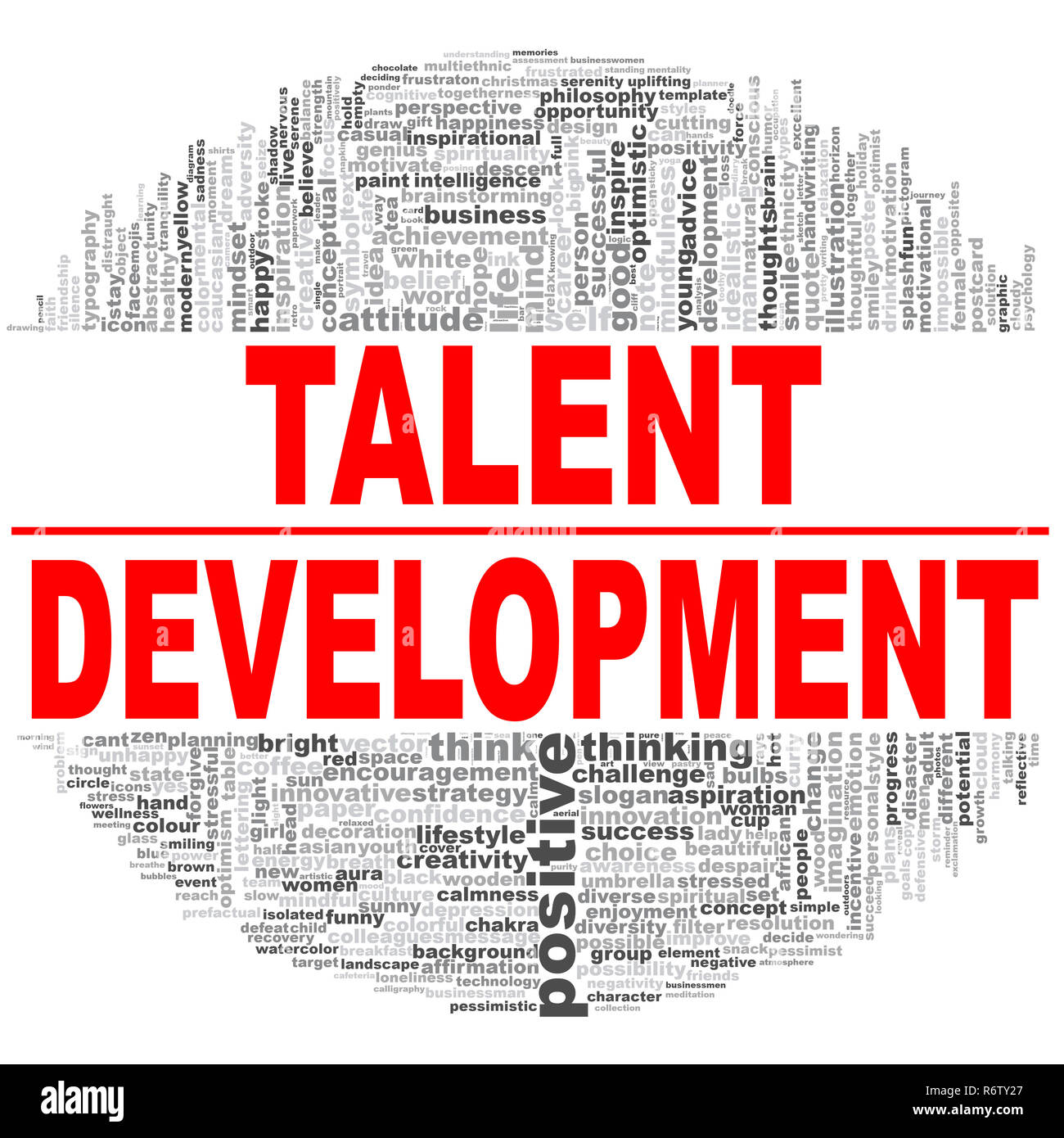 Talent Development word cloud Stock Photo - Alamy