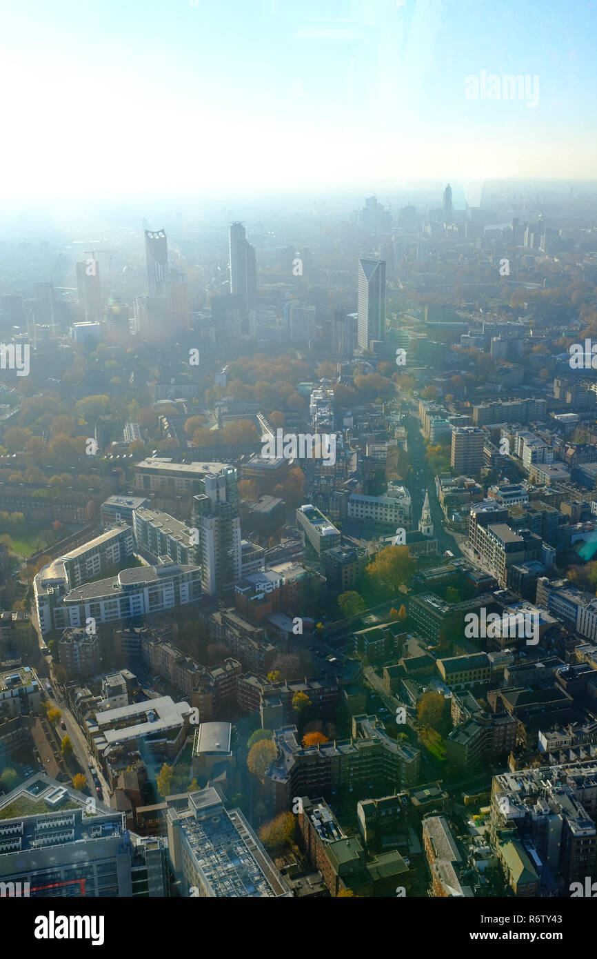 The Shard viewing gallery - London UK Stock Photo - Alamy