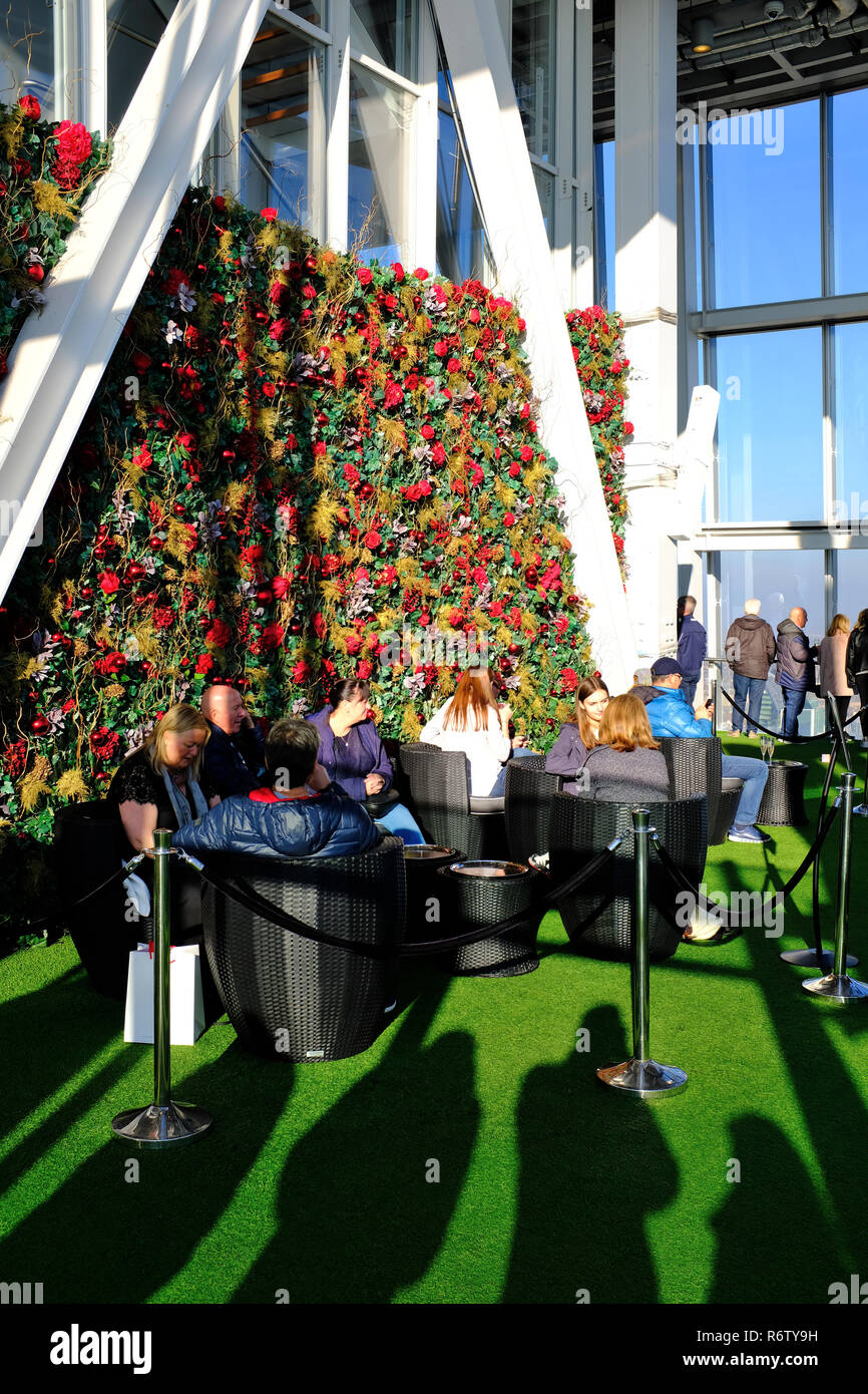 The Shard viewing gallery - London UK Stock Photo - Alamy