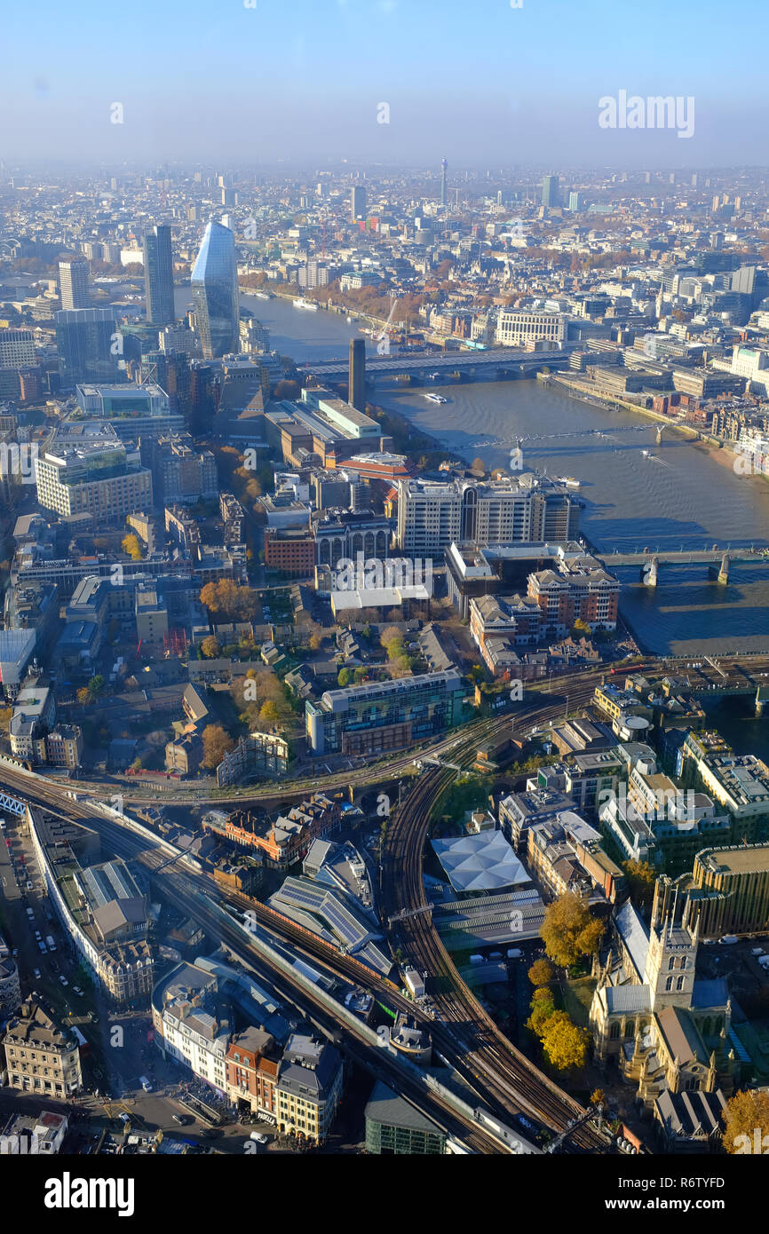 The Shard viewing gallery - London UK Stock Photo - Alamy