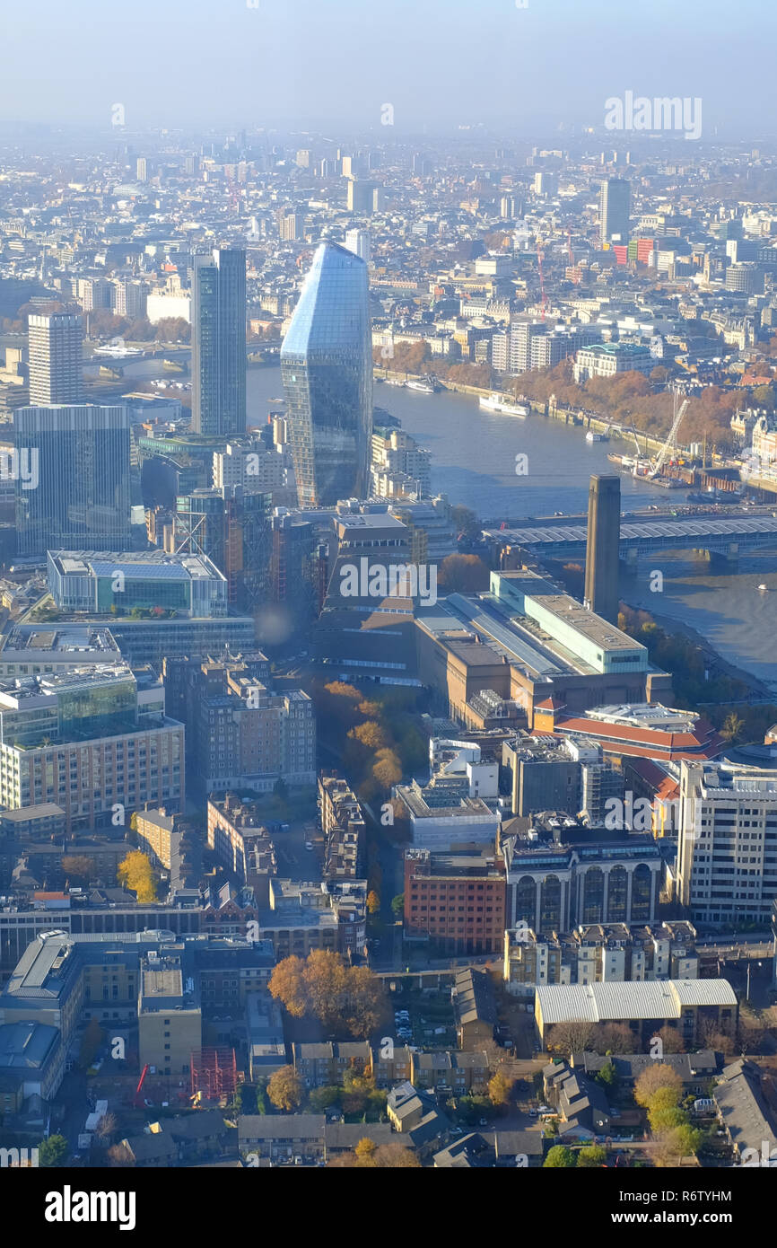 The Shard viewing gallery - London UK Stock Photo - Alamy