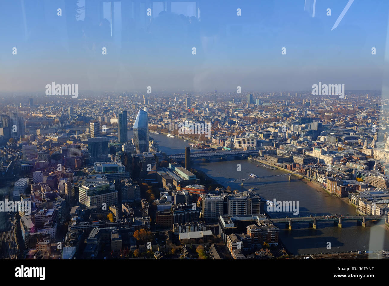 The Shard viewing gallery - London UK Stock Photo - Alamy