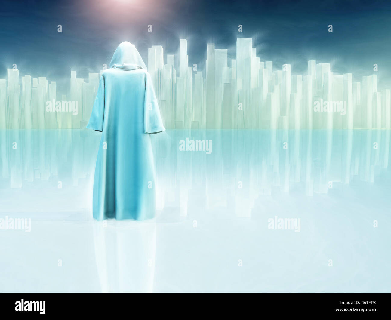 Tall white alien hi-res stock photography and images - Alamy