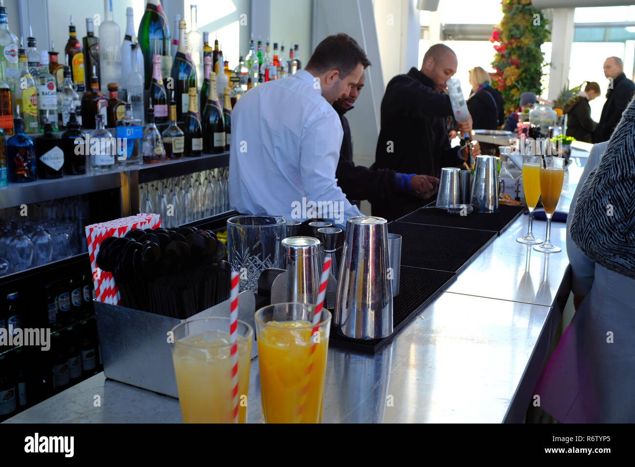 The Shard viewing gallery - London UK Stock Photo - Alamy