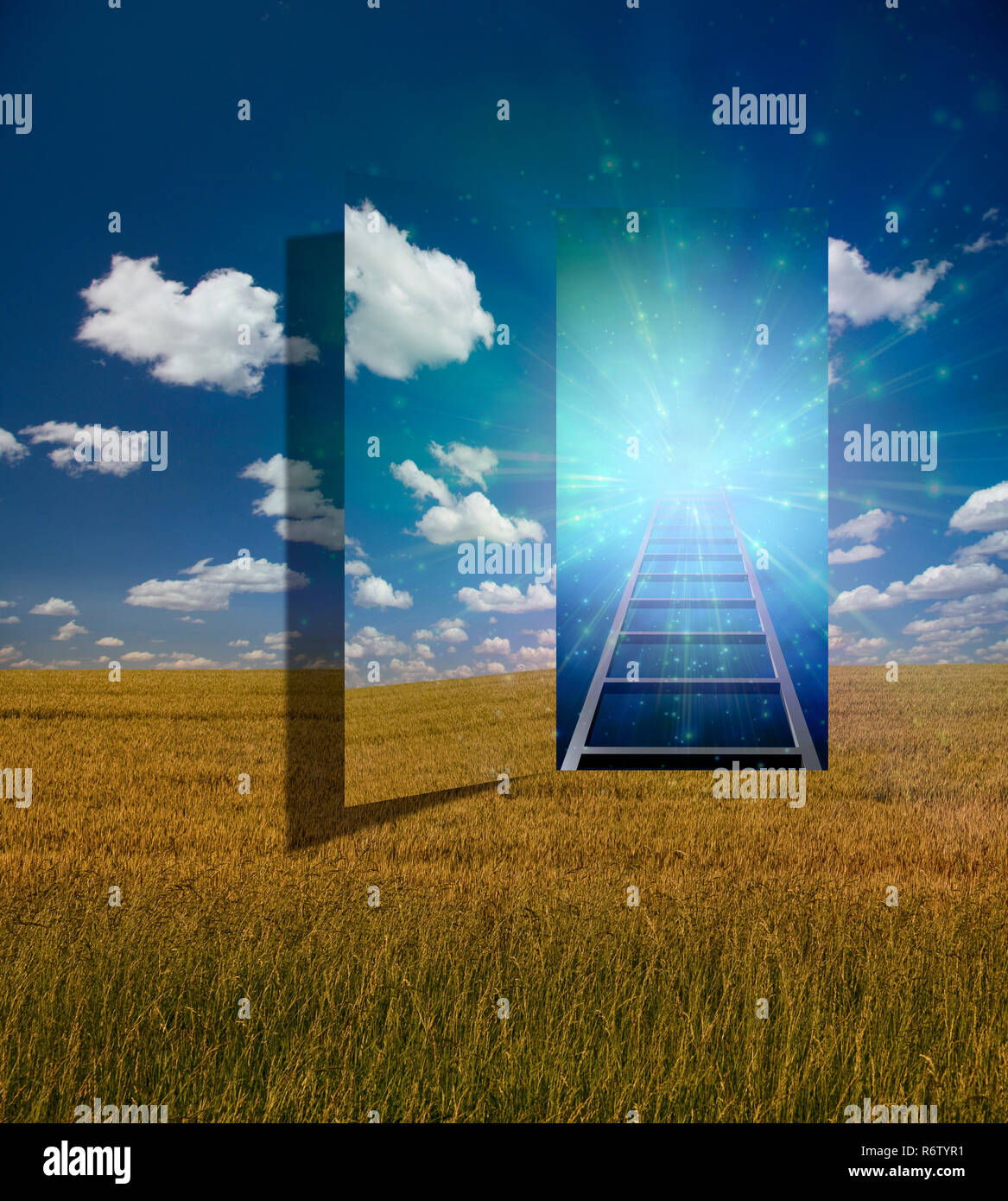 Open portal to another dimension Stock Photo - Alamy