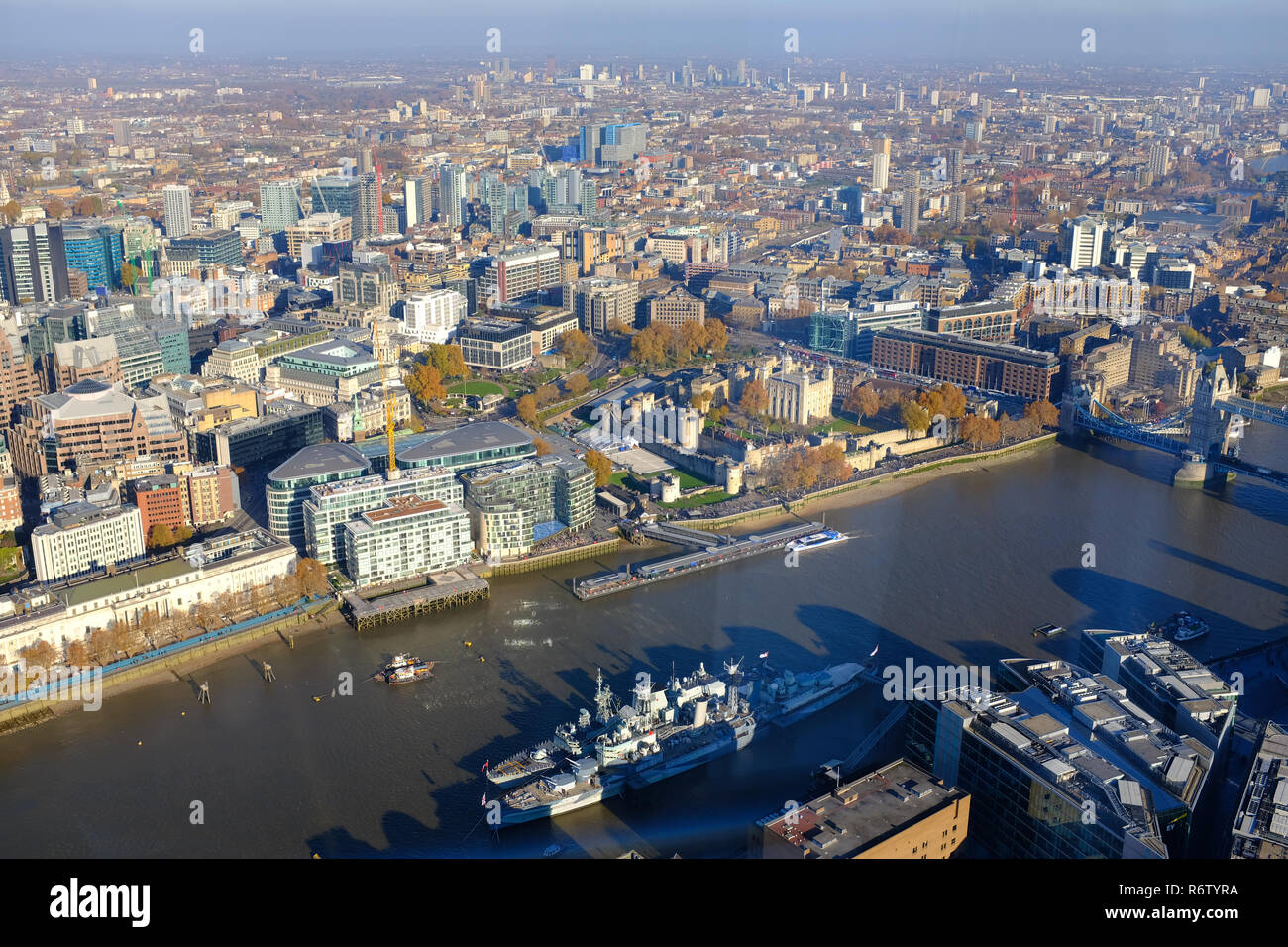 The Shard viewing gallery - London UK Stock Photo - Alamy