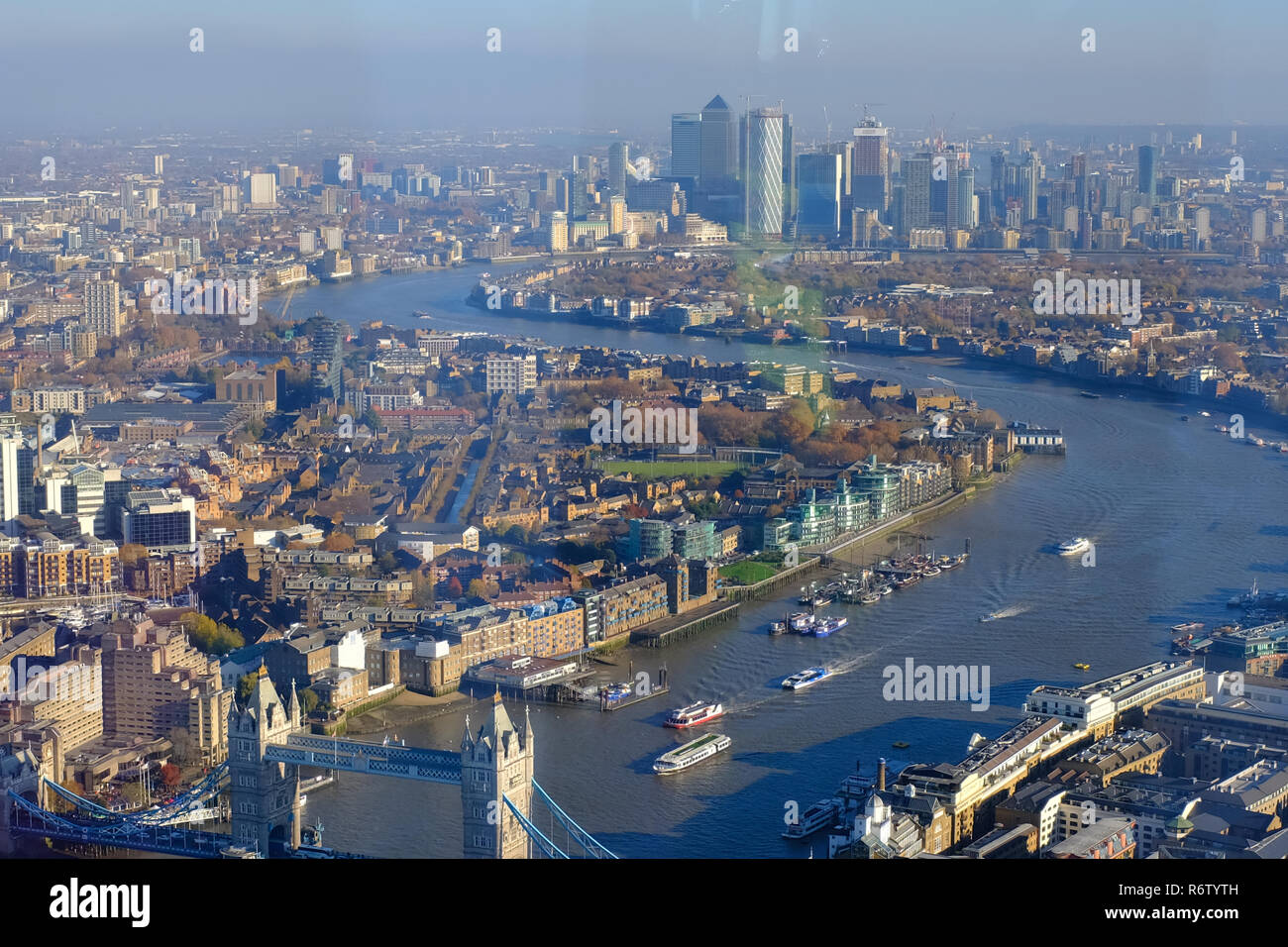 The Shard viewing gallery - London UK Stock Photo - Alamy