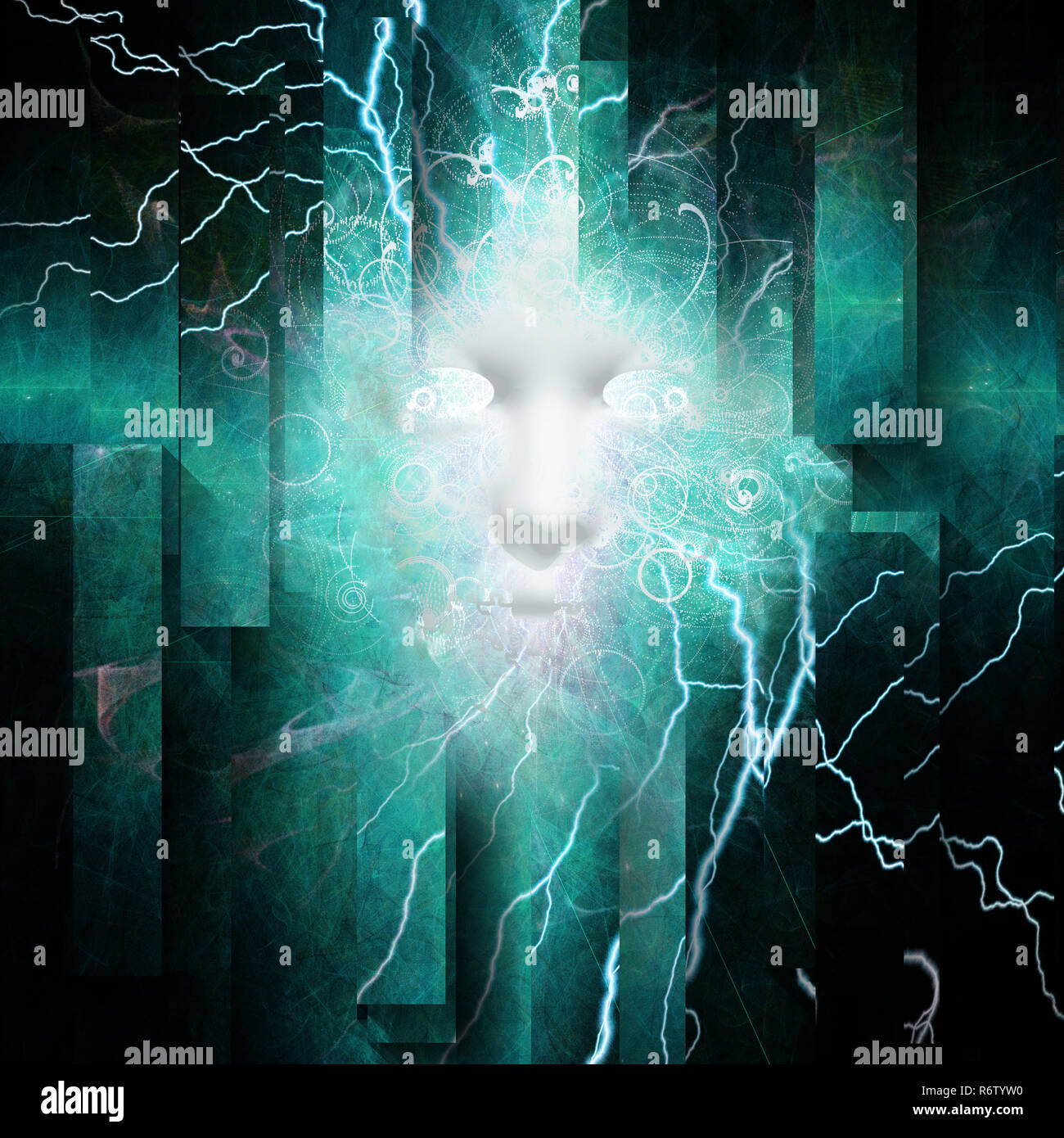 Face and energy Stock Photo - Alamy