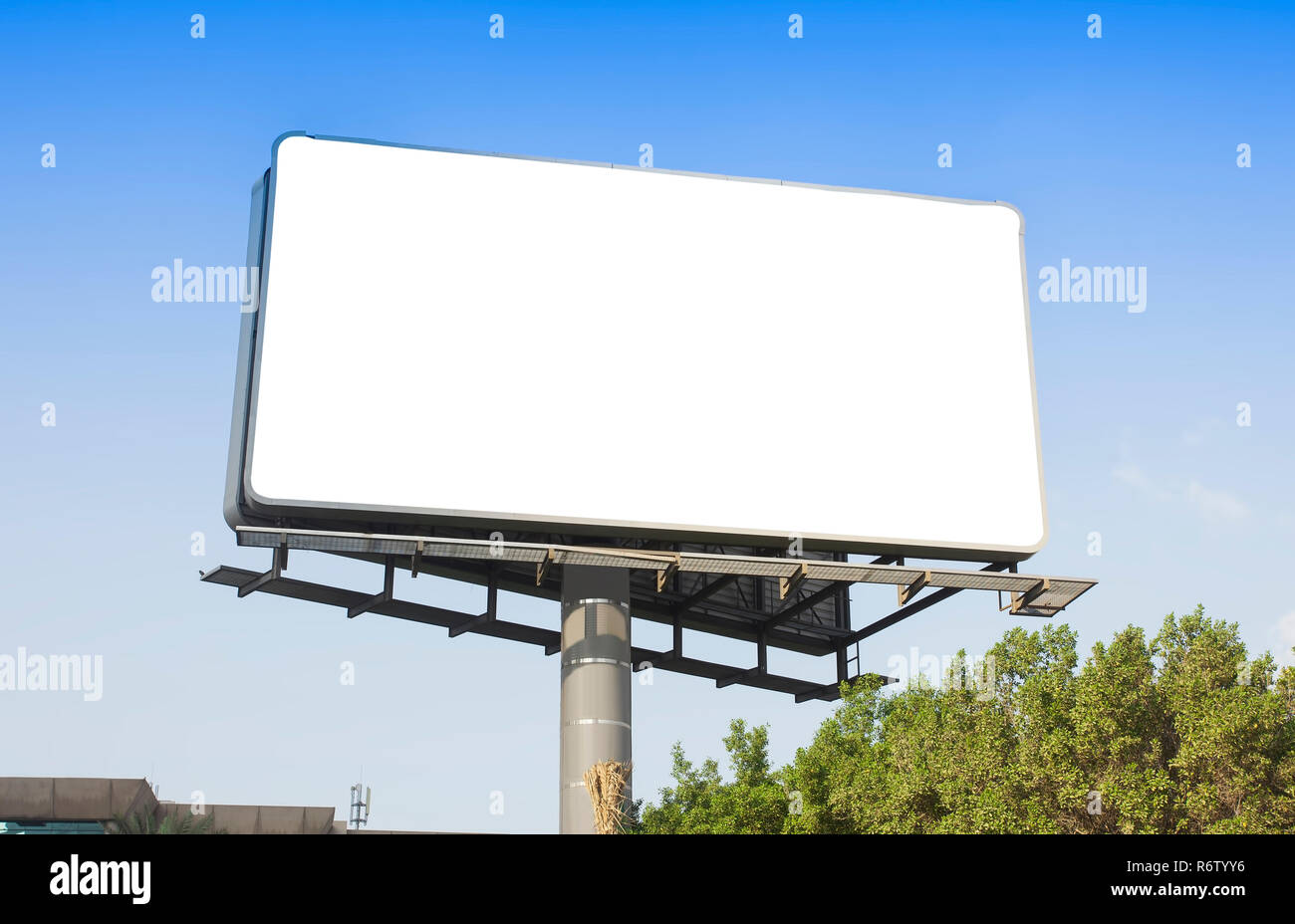 Large sign board blue hi-res stock photography and images - Alamy