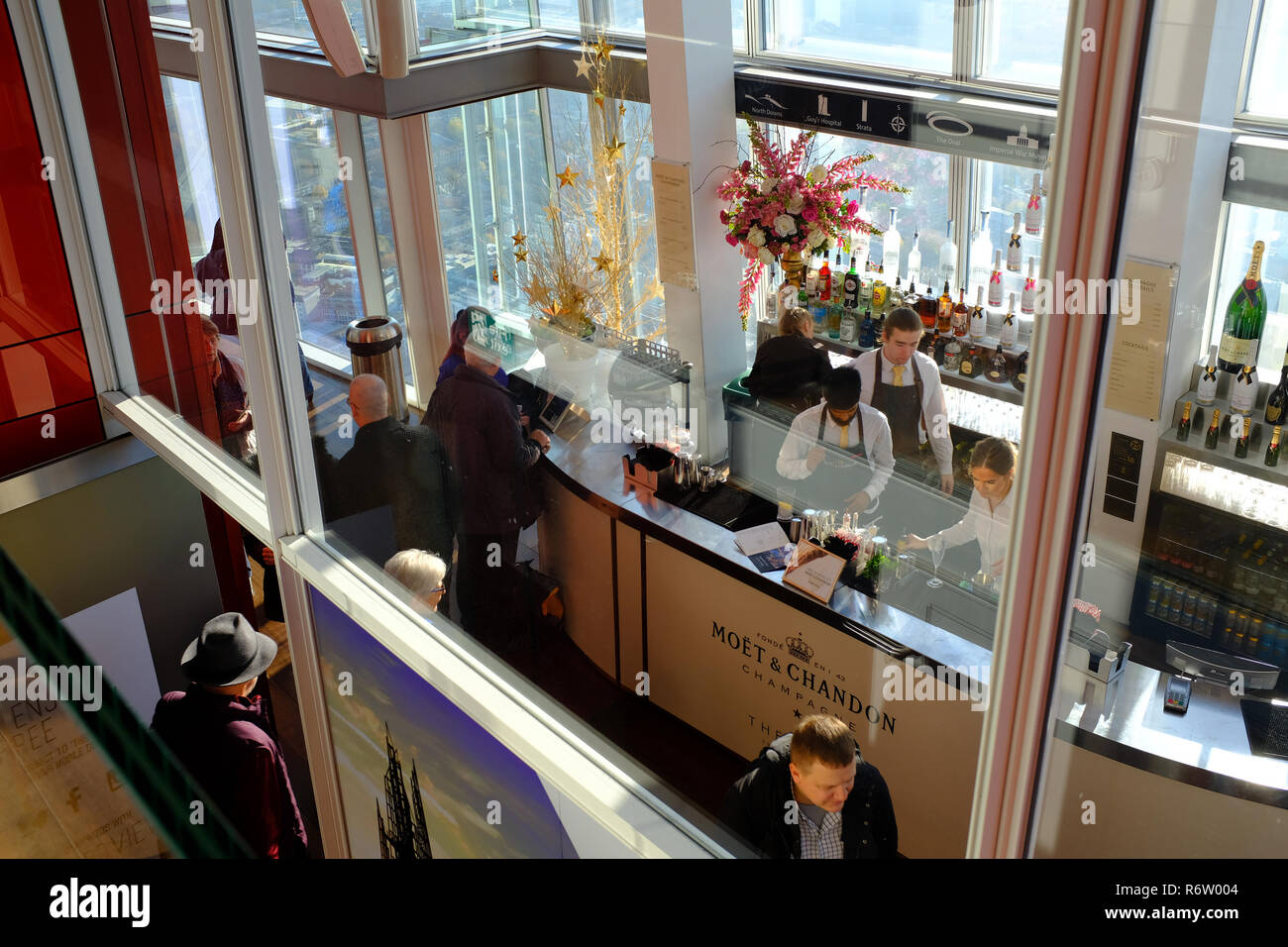 The Shard viewing gallery - London UK Stock Photo - Alamy