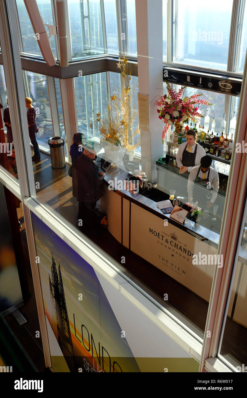 The Shard viewing gallery - London UK Stock Photo - Alamy