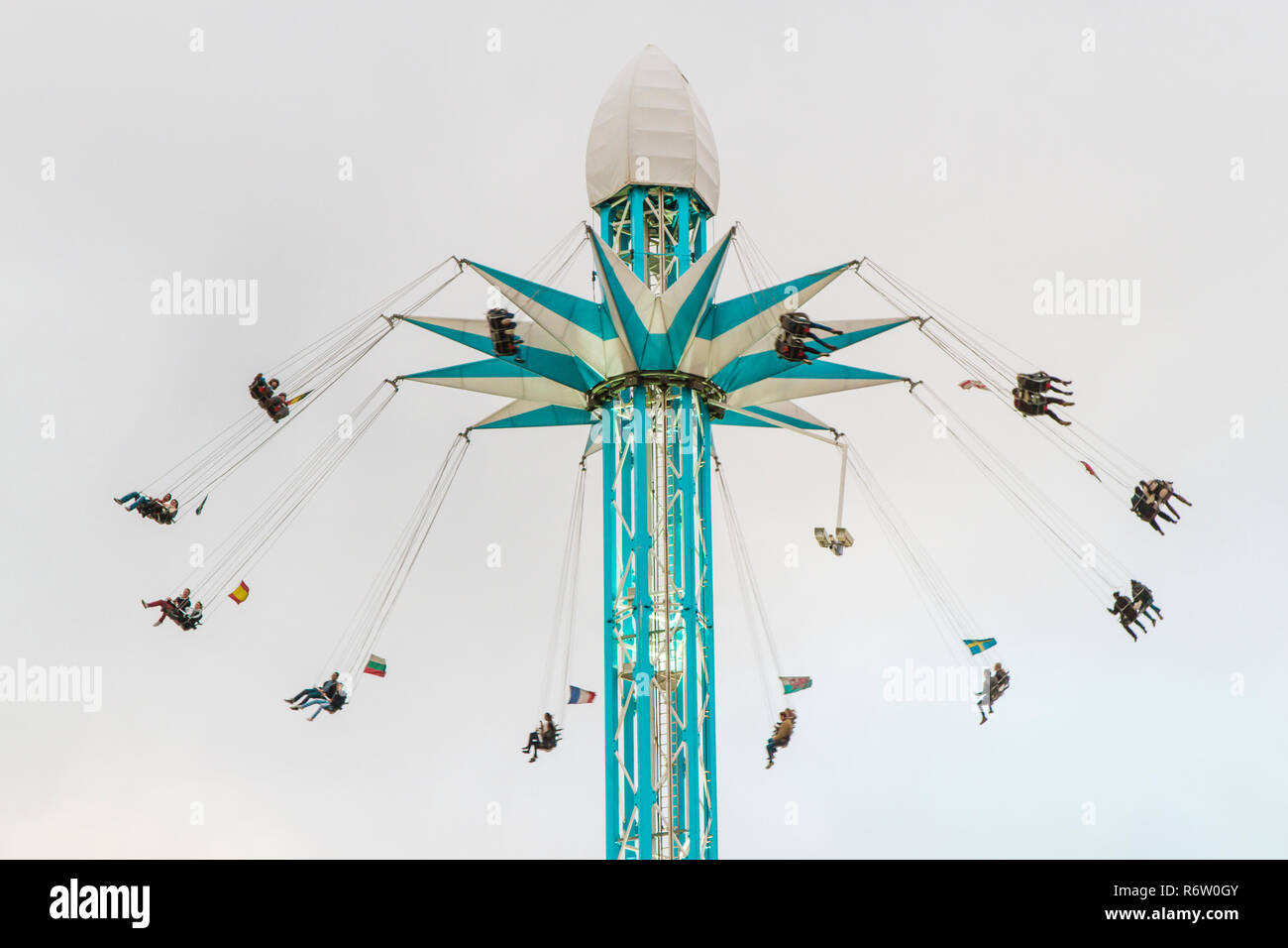 Theme Park Ride Stock Photo - Alamy