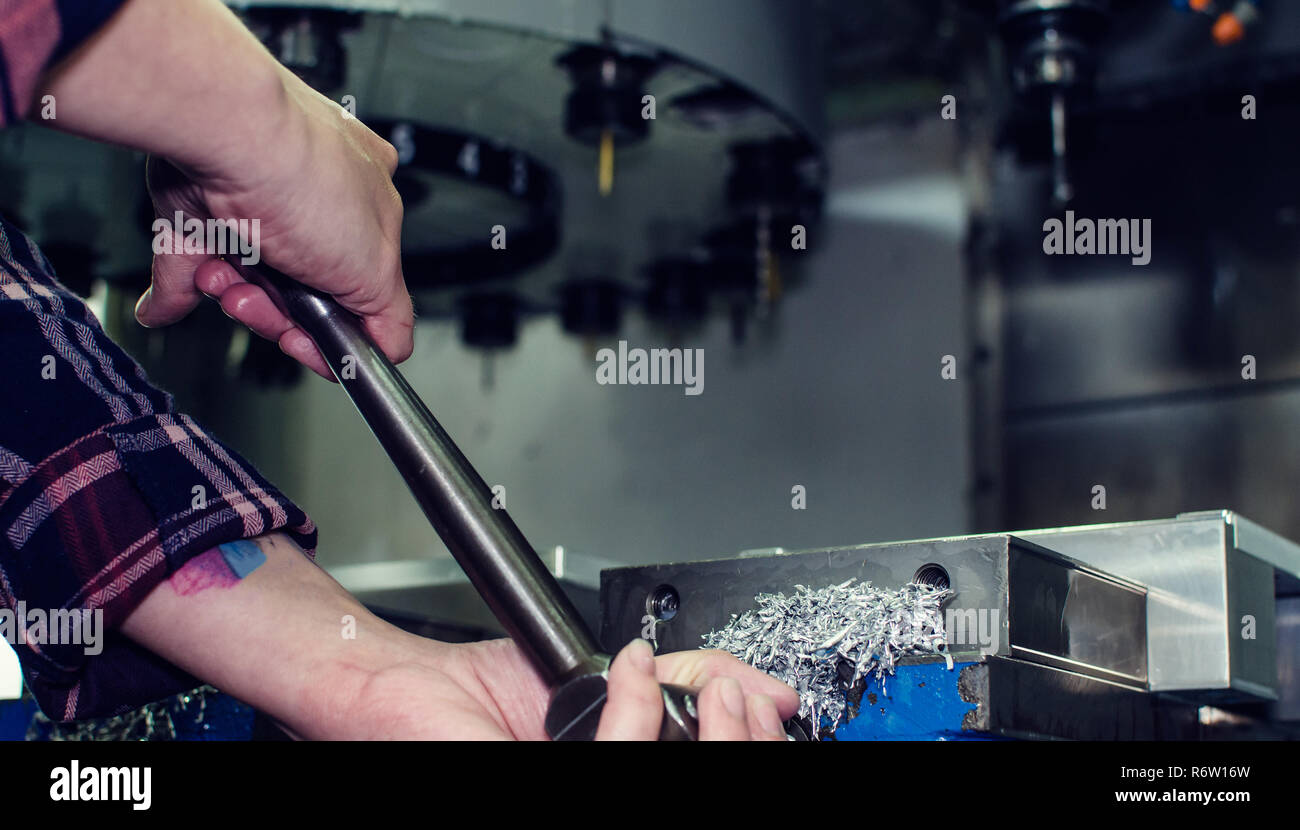 Machining waste hi-res stock photography and images - Alamy