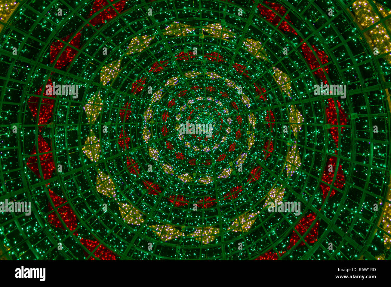 Inside a christmas tree Stock Photo - Alamy
