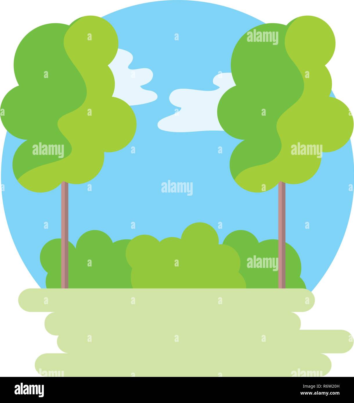 nature park cartoon Stock Vector Image & Art - Alamy