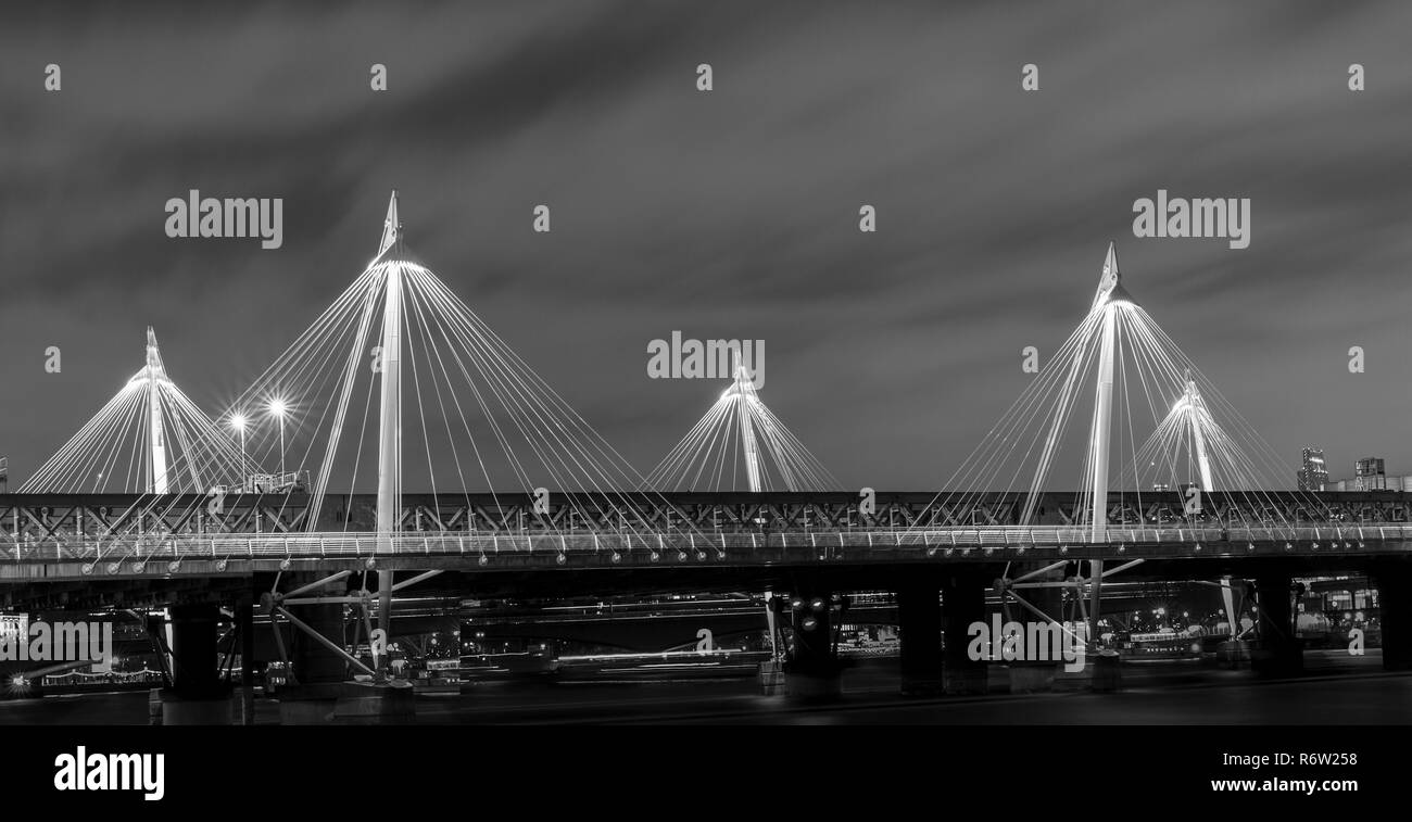 Wire Bridge London Stock Photo - Alamy