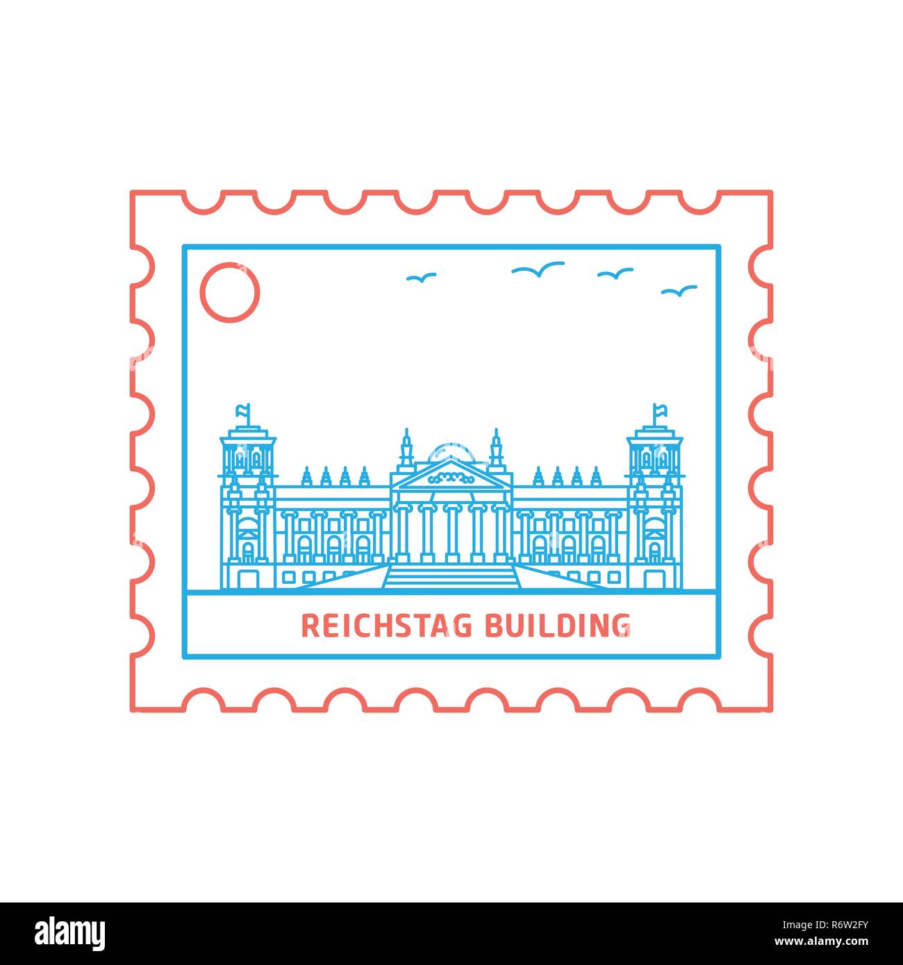 Retro postage germany Stock Vector Images - Alamy