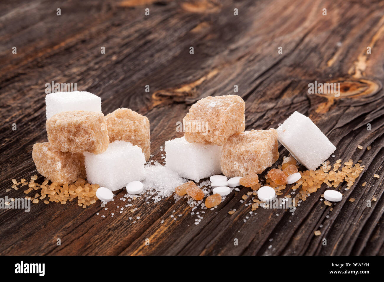 Various types of sugar Stock Photo - Alamy