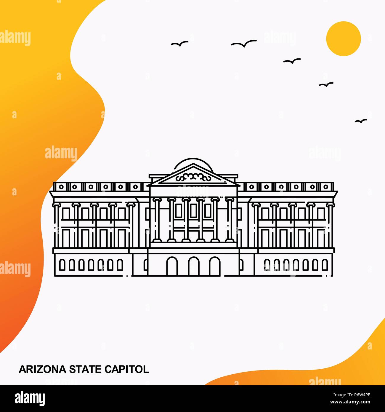 Arizona state capitol Stock Vector Images - Alamy