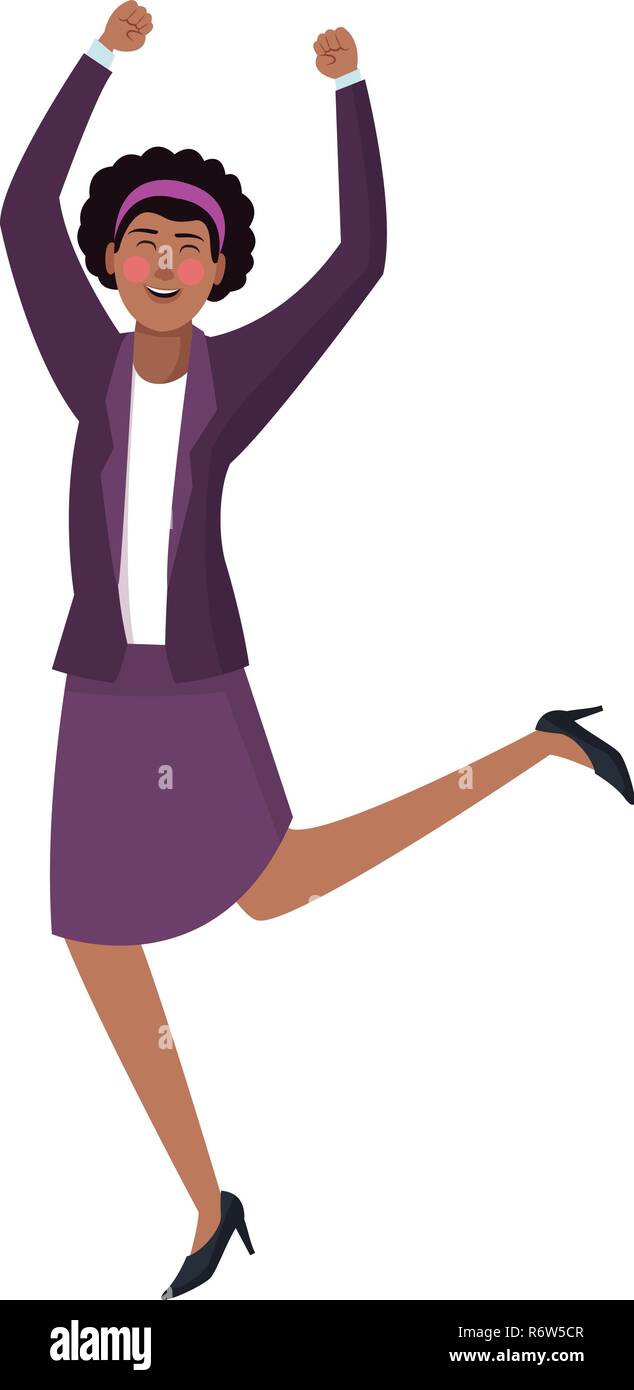 Happy executive businesswoman Stock Vector Image & Art - Alamy