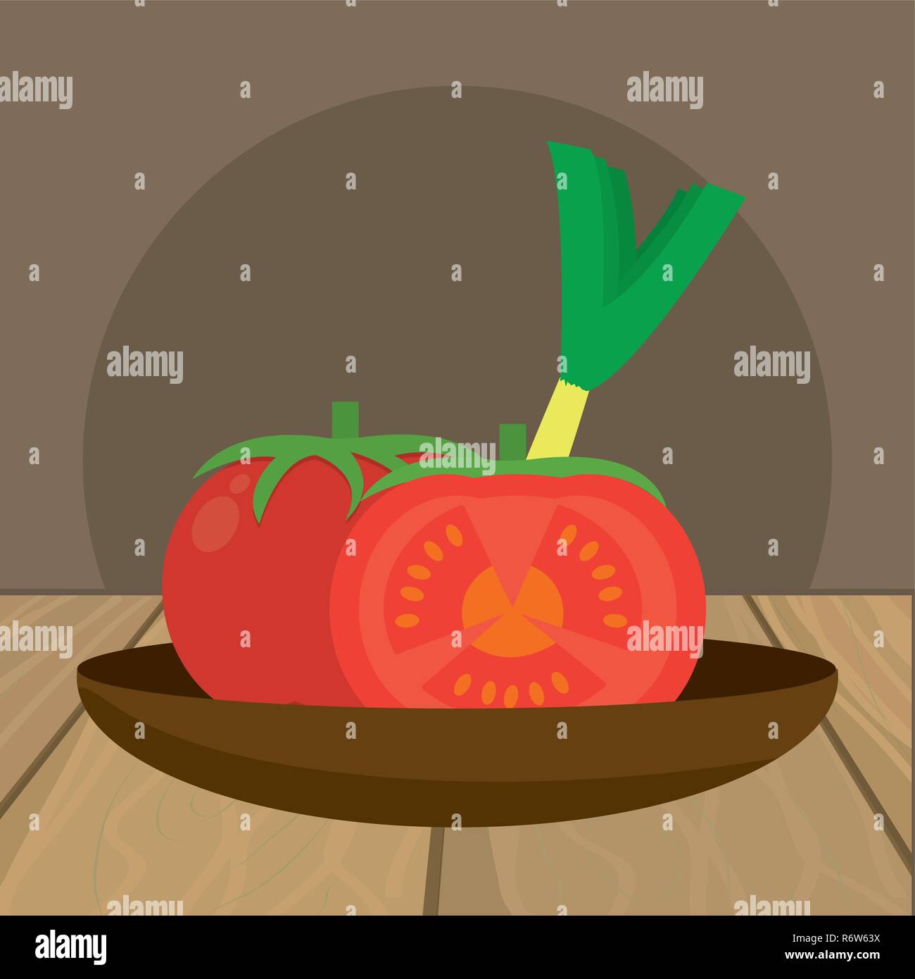 delicious fresh vegetables cartoon Stock Vector Image & Art - Alamy