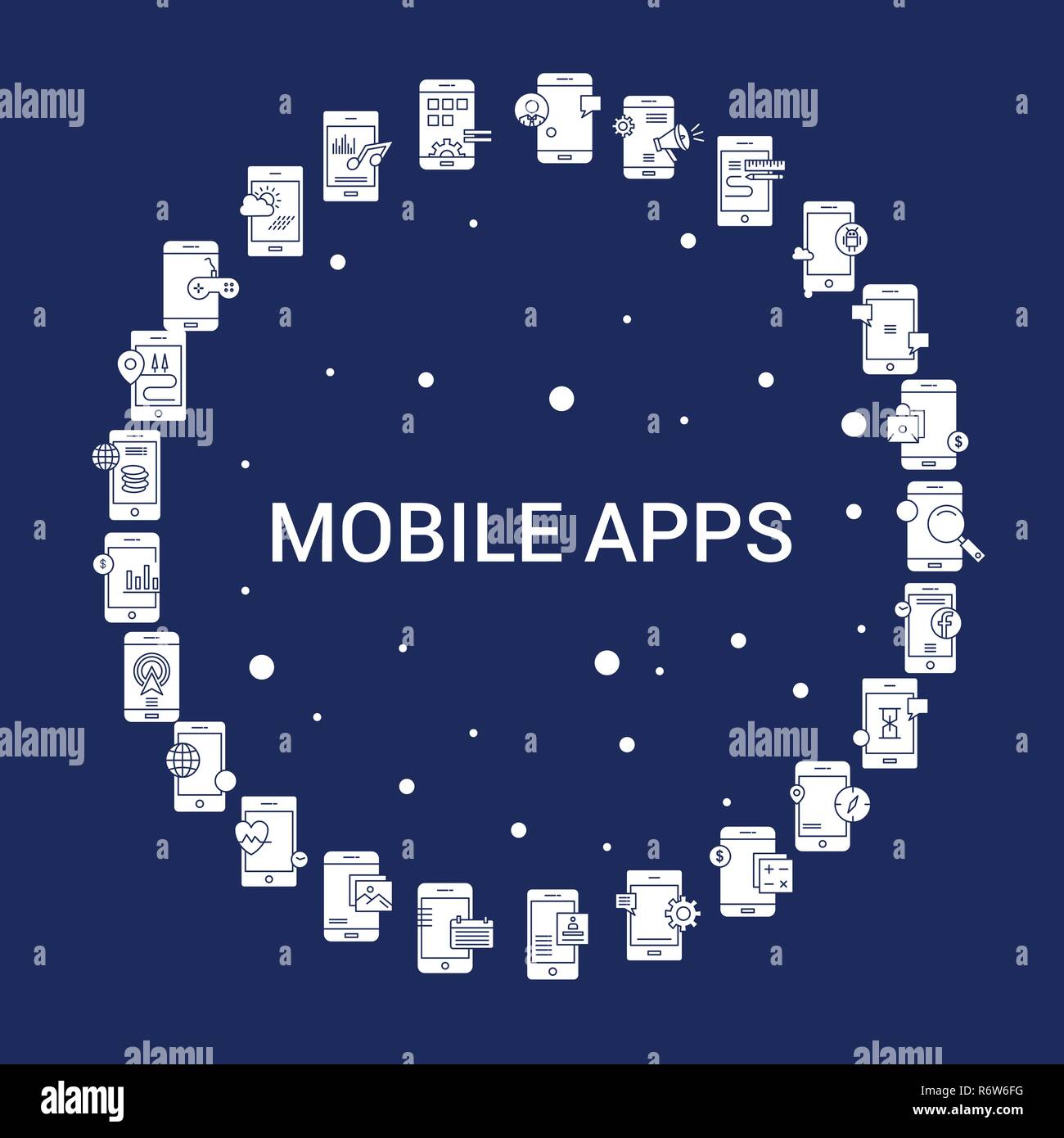 Android apps background Stock Vector Images - Alamy